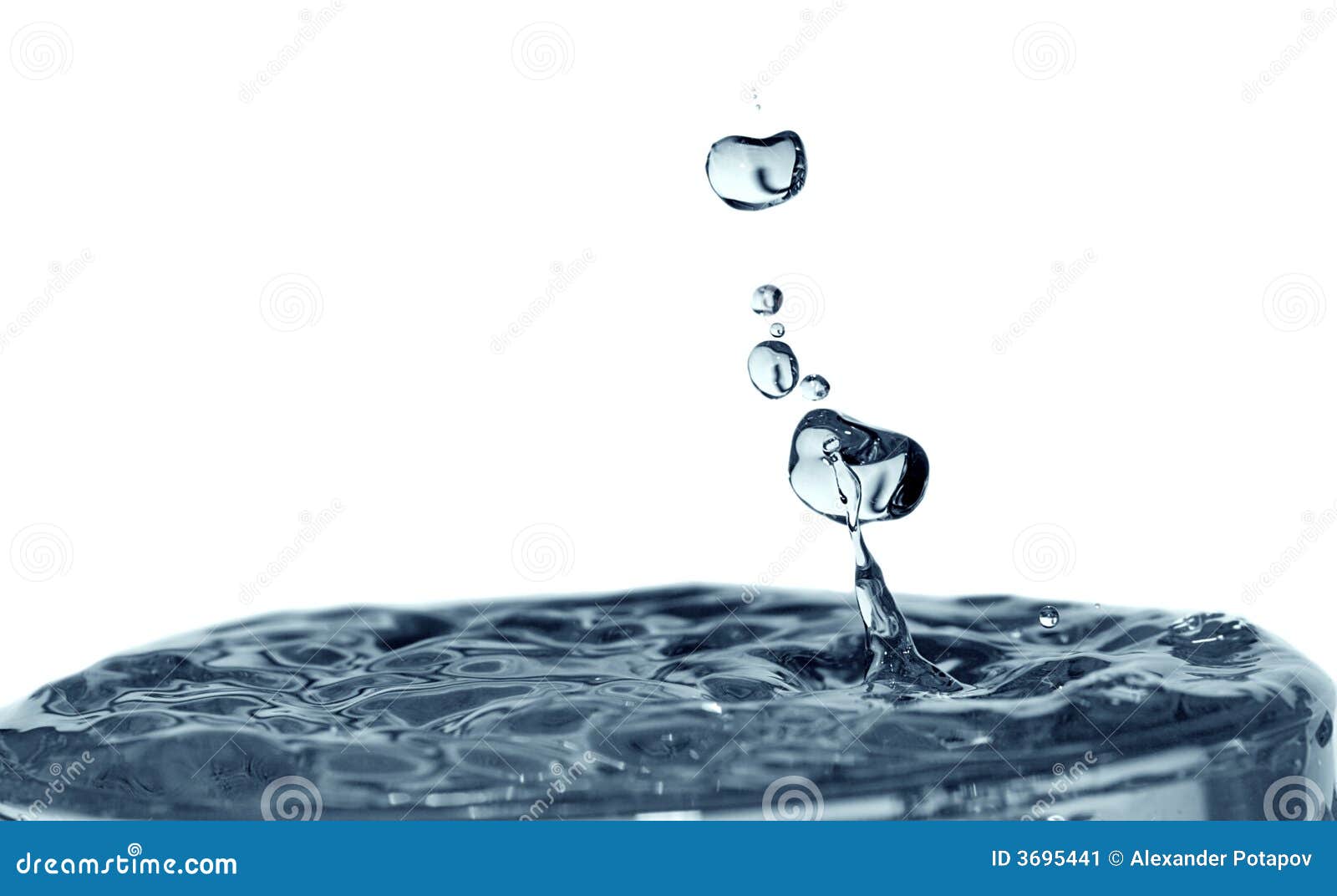 Many falling drops stock image. Image of design, nature - 3695441