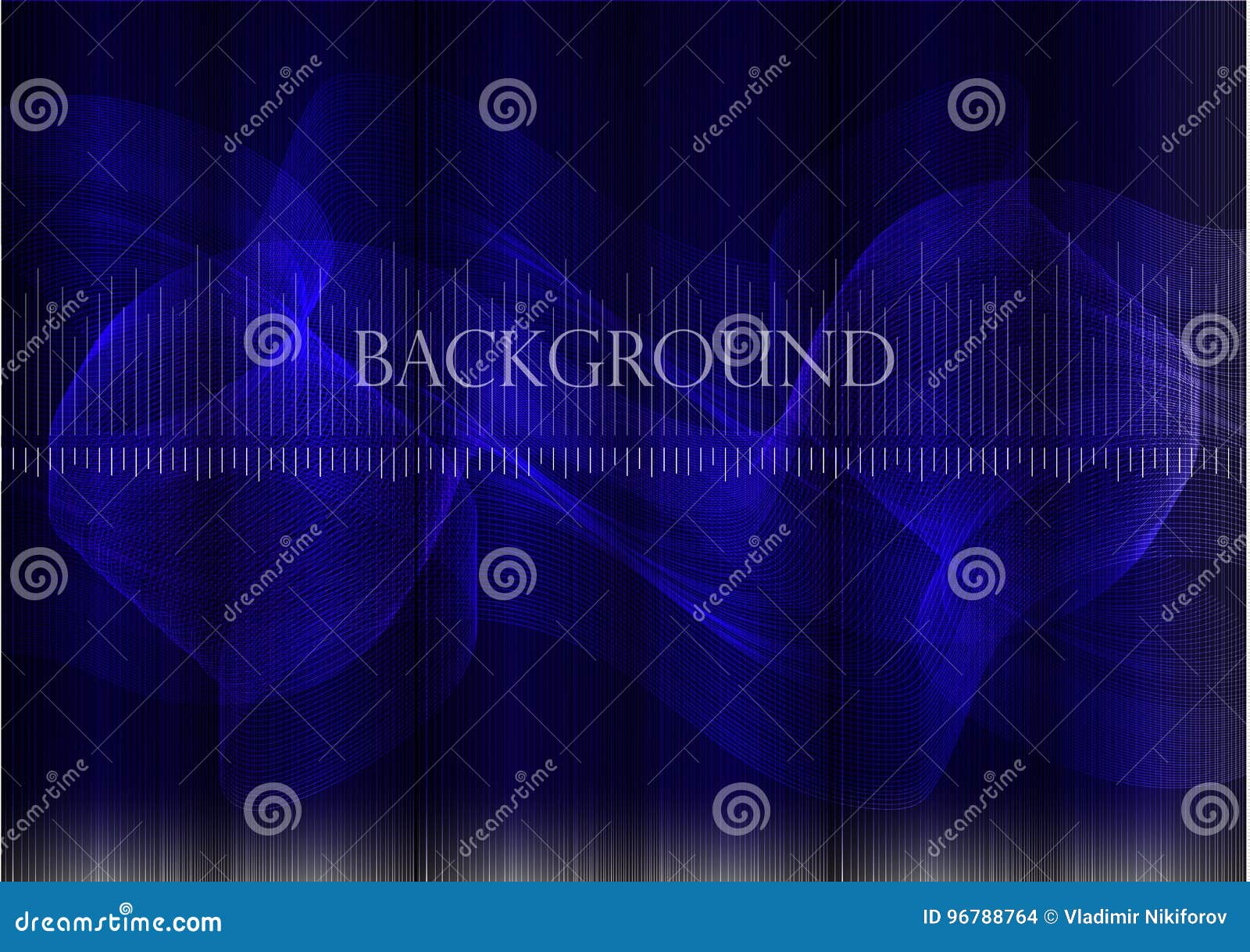Many Fine Lines on a Blue Background Stock Vector - Illustration of ...