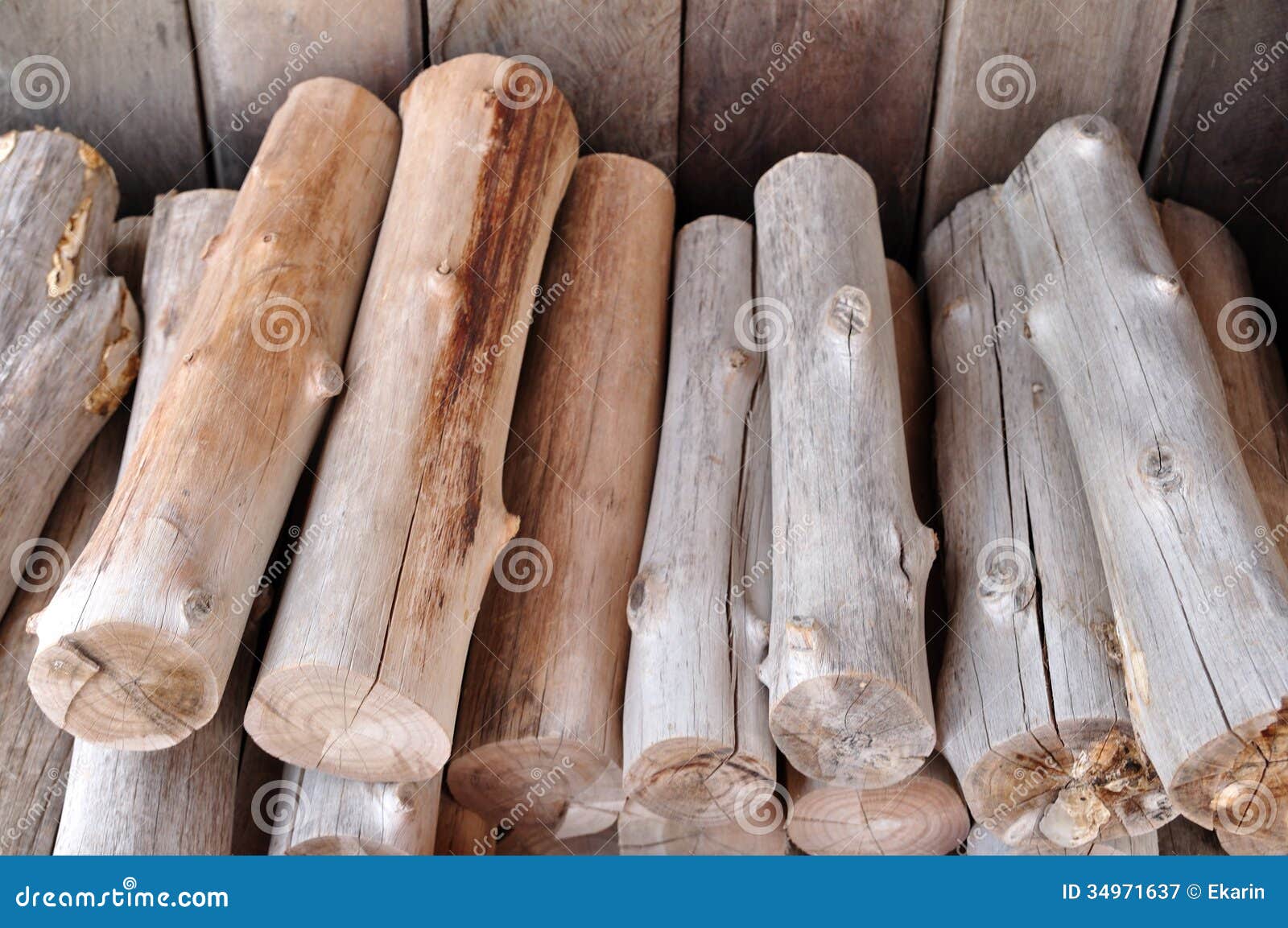 Many Fire Woods and Small Logs Arranging Stock Image - Image of ...