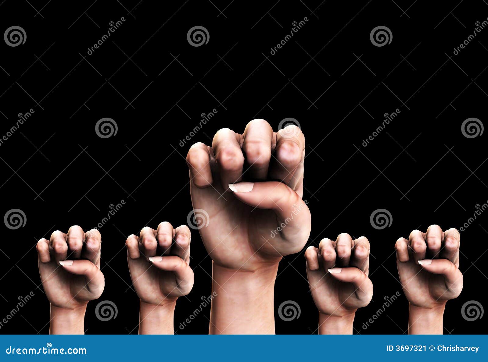 Many Fists 2 stock illustration. Illustration of thumbnail - 3697321