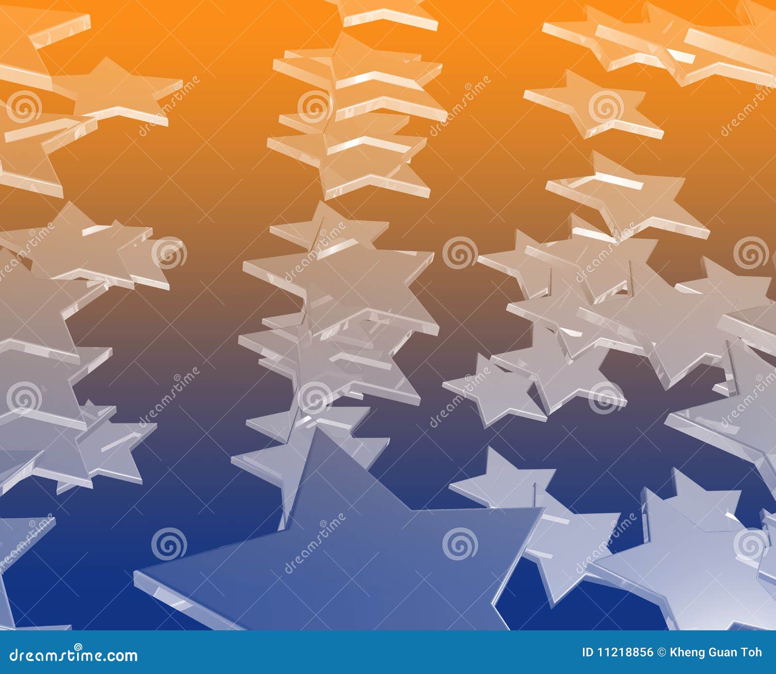 Many flying stars stock illustration. Illustration of special - 11218856