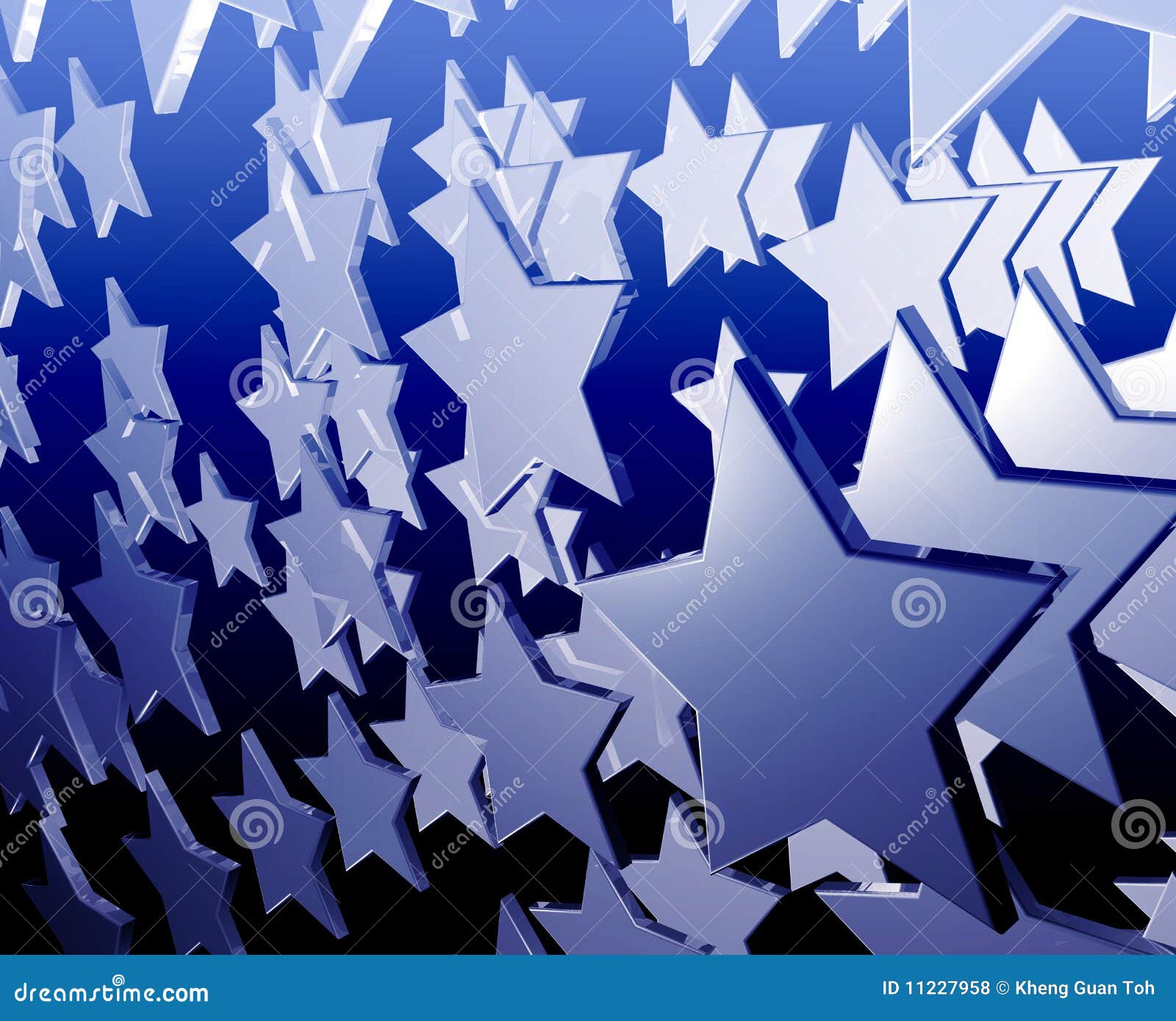 Many flying stars stock illustration. Illustration of group - 11227958