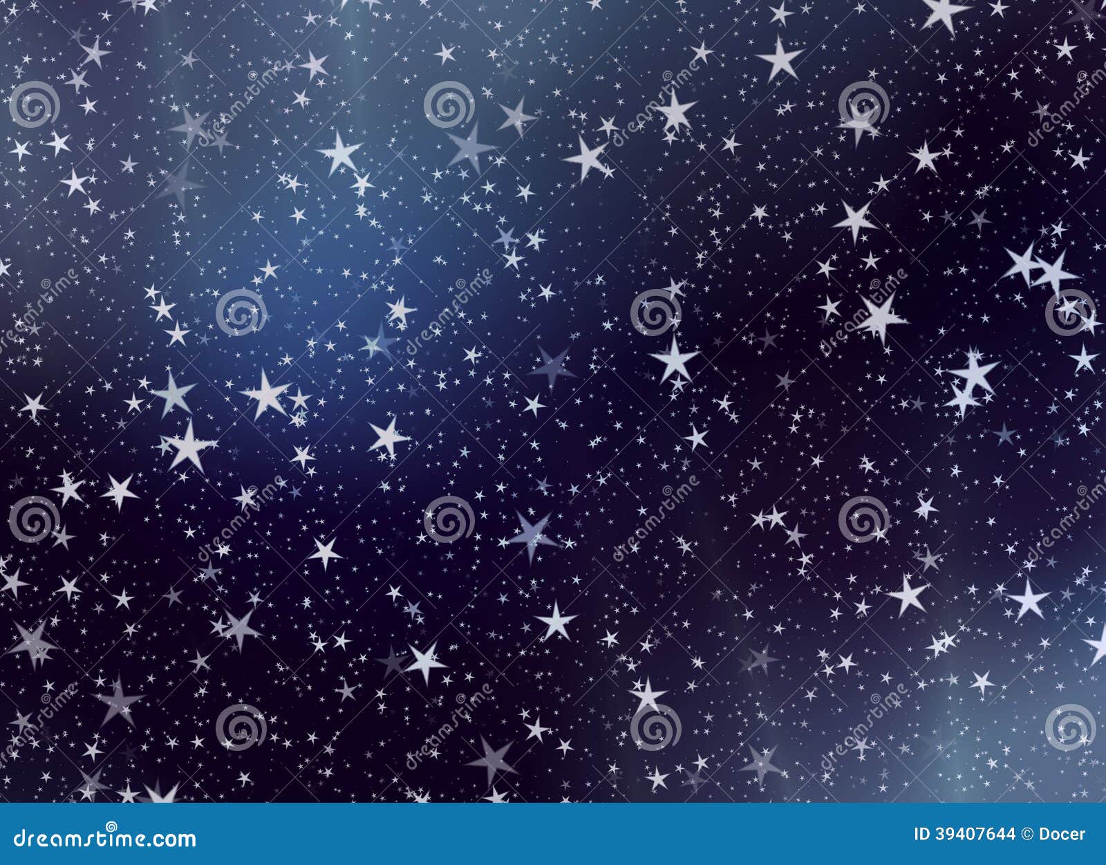 Many Flying Stars On A Sky Backgrounds Royalty-Free Stock Image ...