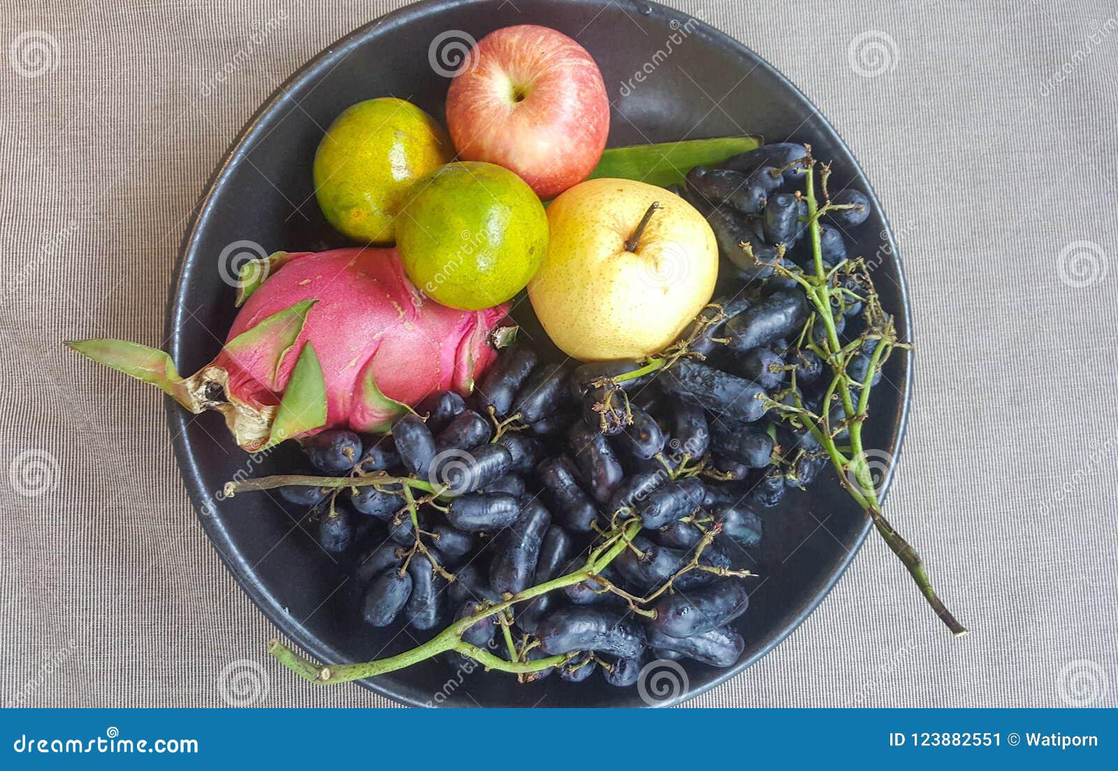 Many fruits on disk stock image. Image of mineral, exotic - 123882551