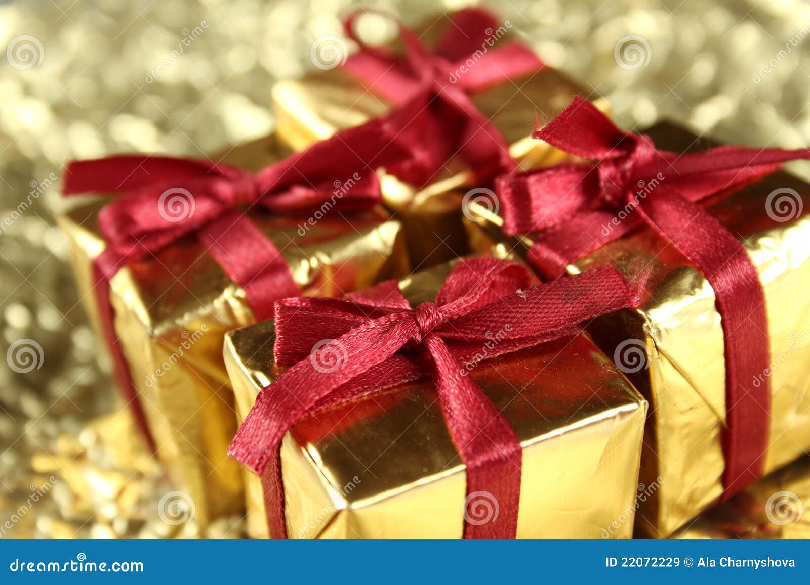 Many gifts stock image. Image of gold, holiday, medium - 22072229