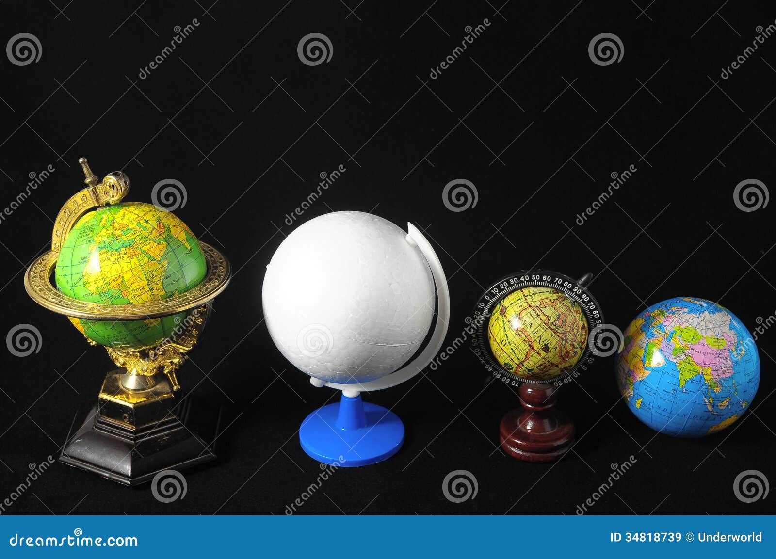 Many Globes stock image. Image of conceptual, energy - 34818739