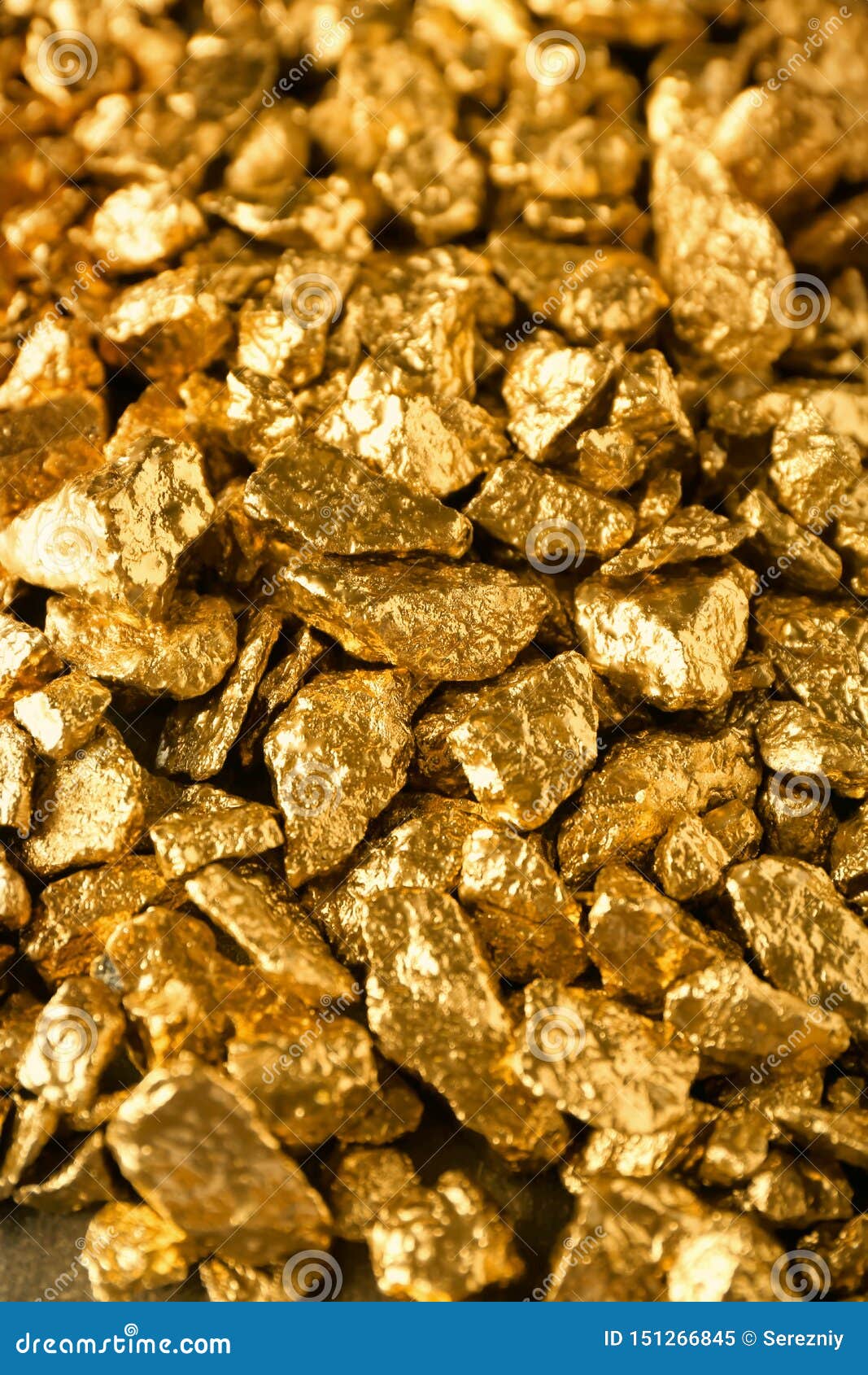 Many Gold Nuggets As Background Stock Image - Image of luxury, gold ...