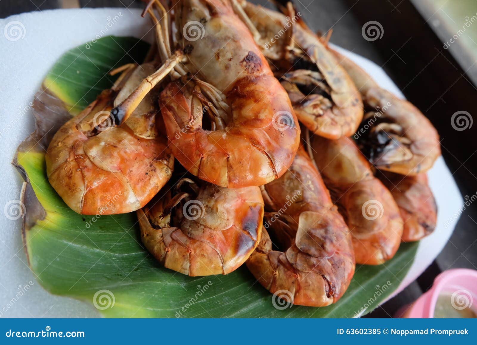 Many grilled prawns stock image. Image of food, animal - 63602385