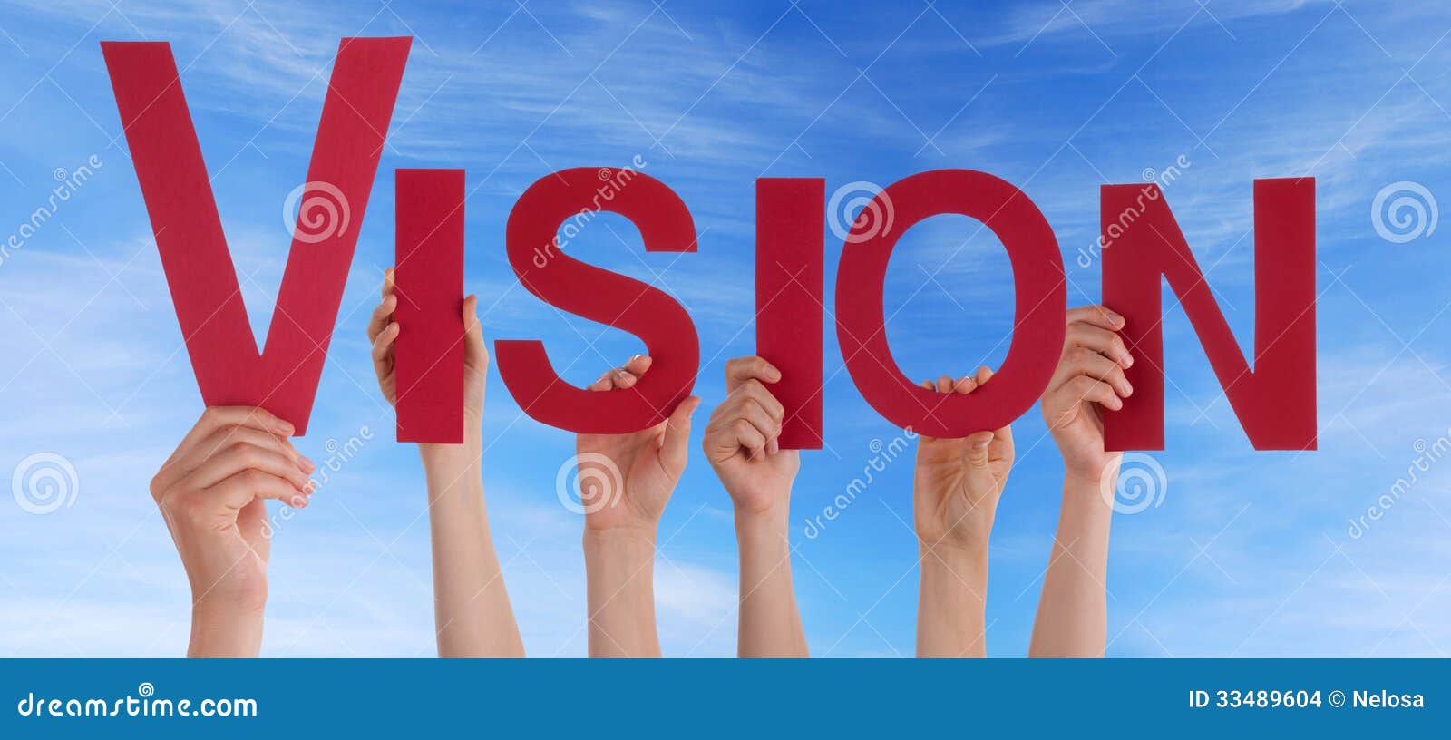 Many Hands Holding Vision stock photo. Image of holding - 33489604
