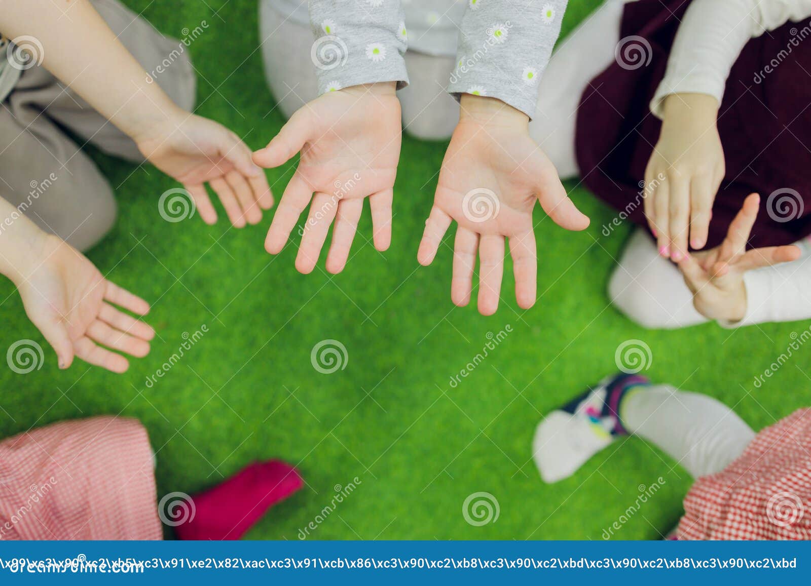 Many Hands Lying on Top of Each Other. Stock Photo - Image of hand ...