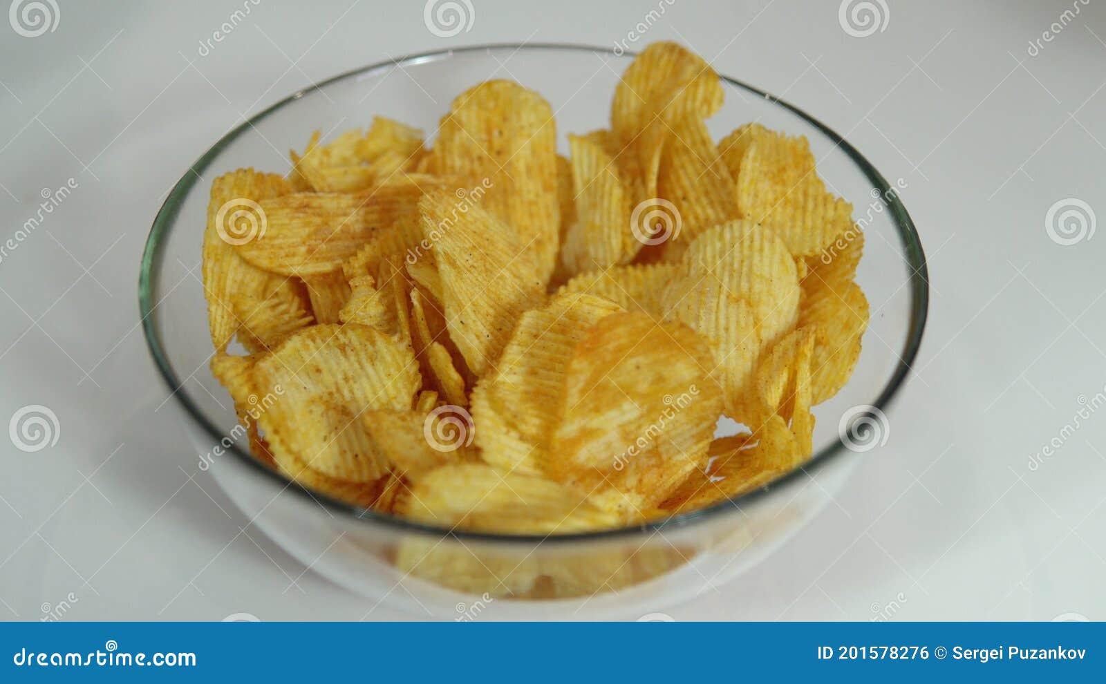 Many Hands Take Chips from the Cup on the Table Stock Photo - Image of ...