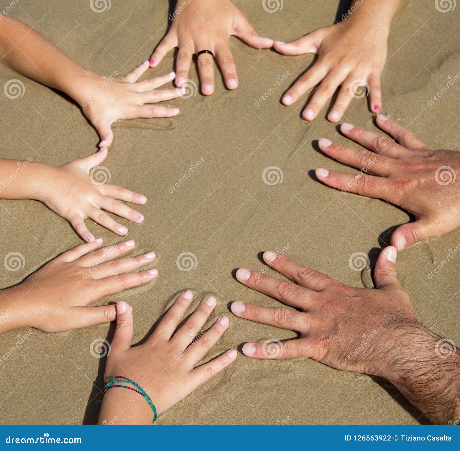 Many hands together stock photo. Image of closeup, together - 126563922