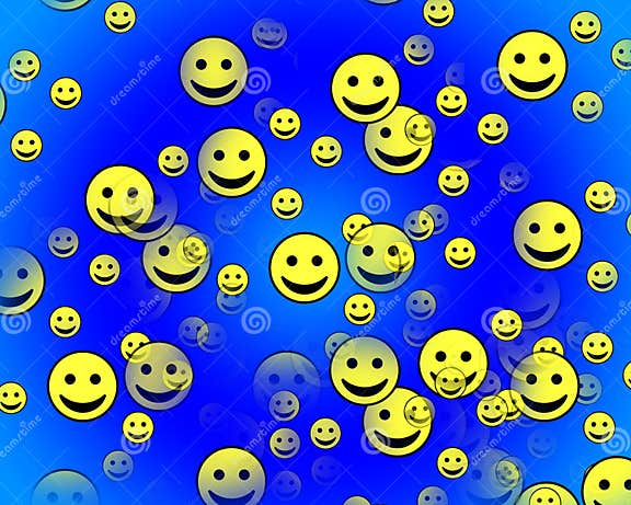 Many Happy Faces 3 stock illustration. Illustration of pleasurable ...