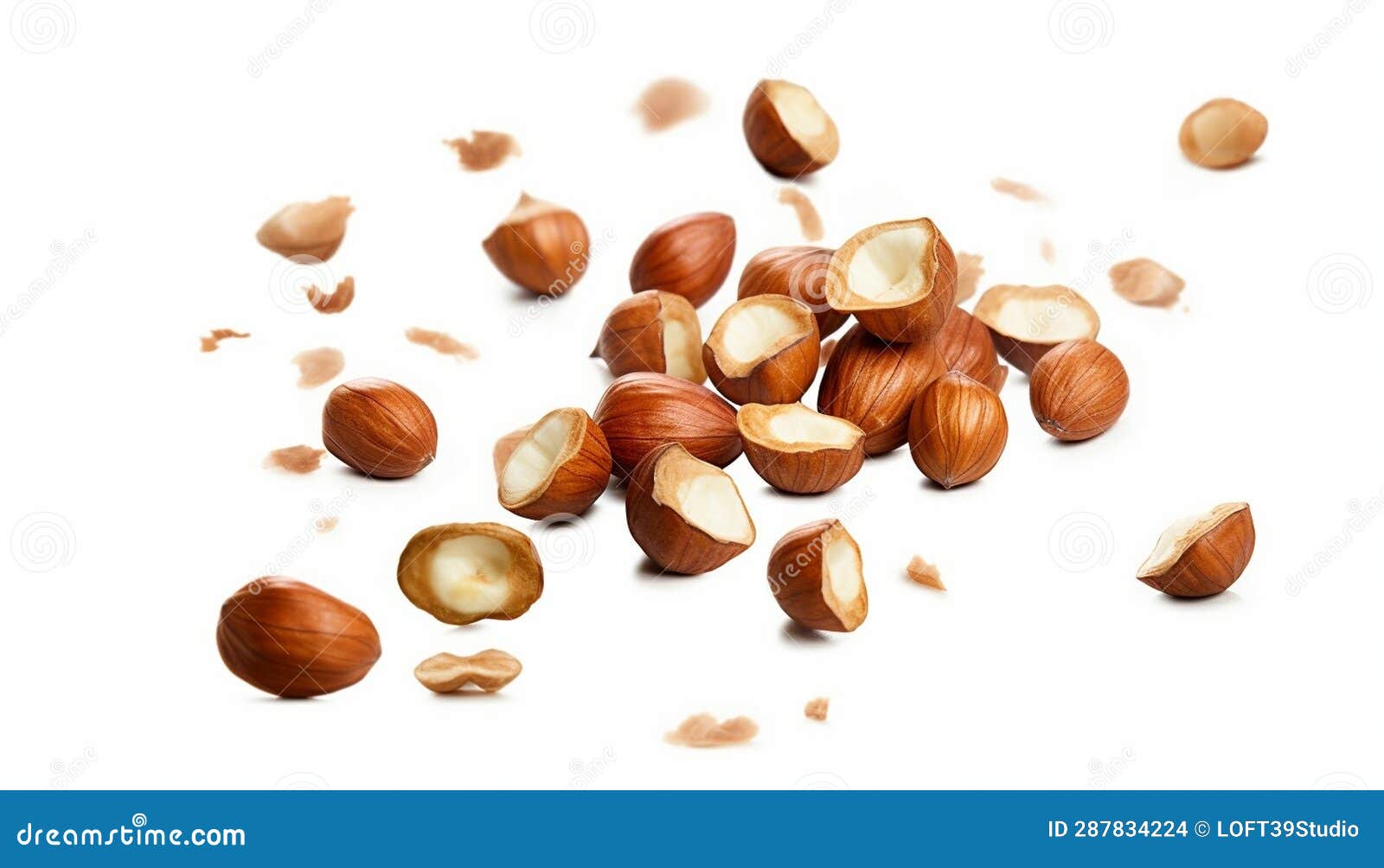 Many Heap Beautiful Large Hazelnuts Cobnut Falling Down 1690446271538 4 ...