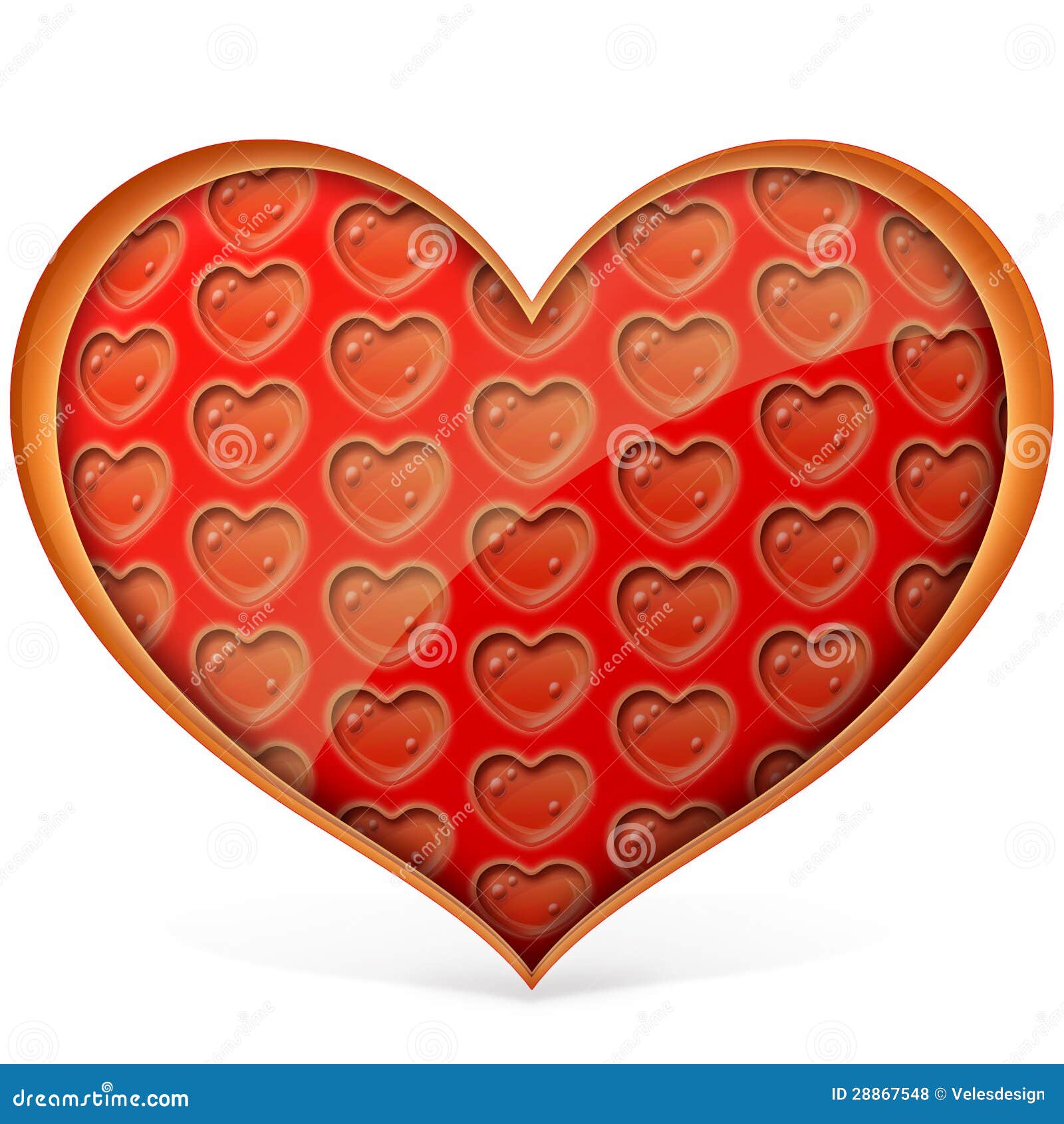 Many hearts within hearts stock illustration. Illustration of concepts ...