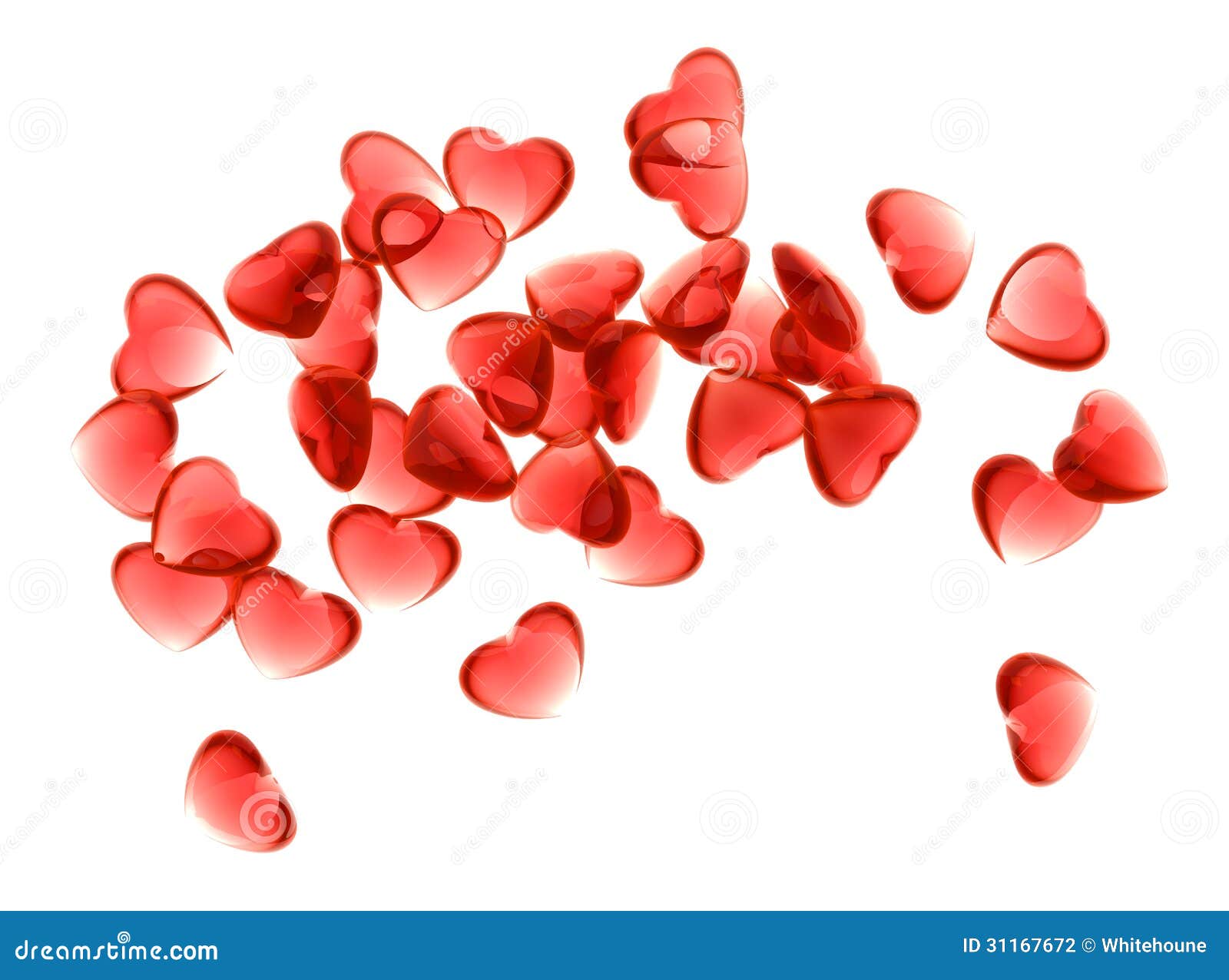 Many hearts stock illustration. Illustration of celebration - 31167672