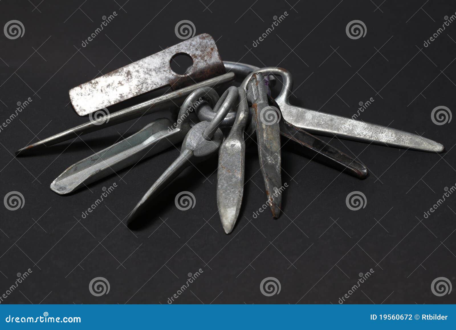 Many hooks stock photo. Image of hauling, black, reliability - 19560672