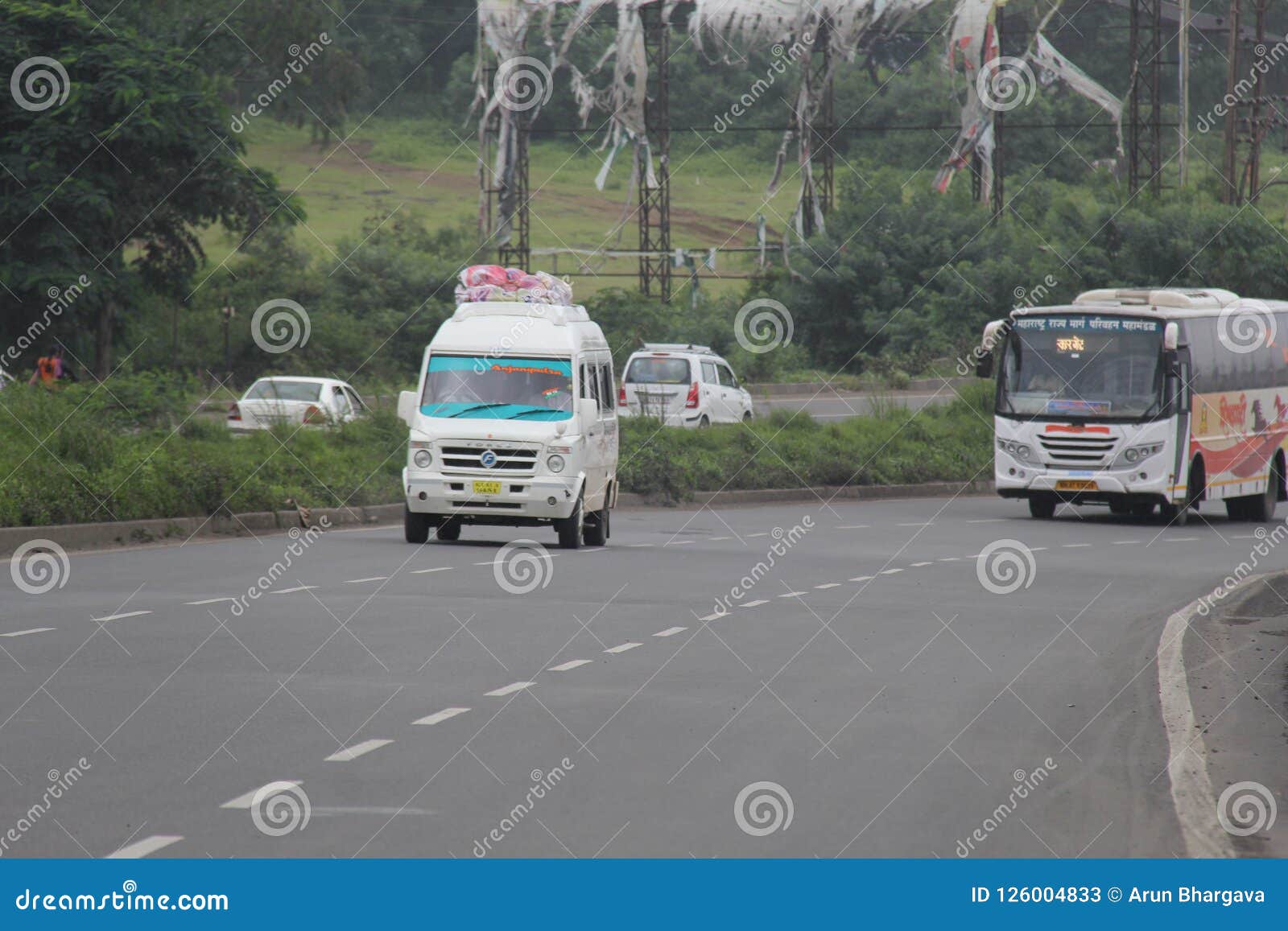 Vehicle Movement on Modern Roads in India Editorial Stock Photo - Image ...