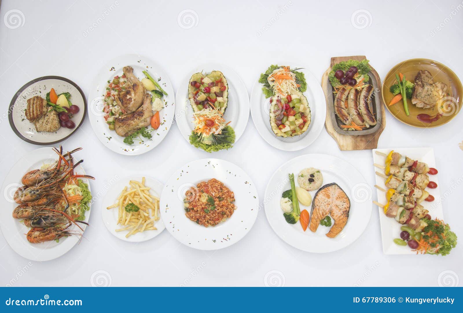 Many of International Food stock photo. Image of catering - 67789306