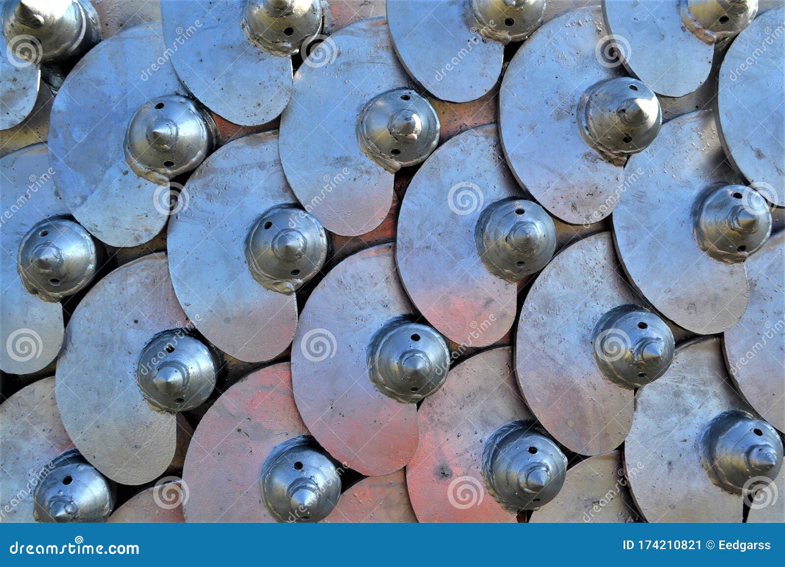 Metal Pices Background in Stack Stock Image - Image of pattern ...