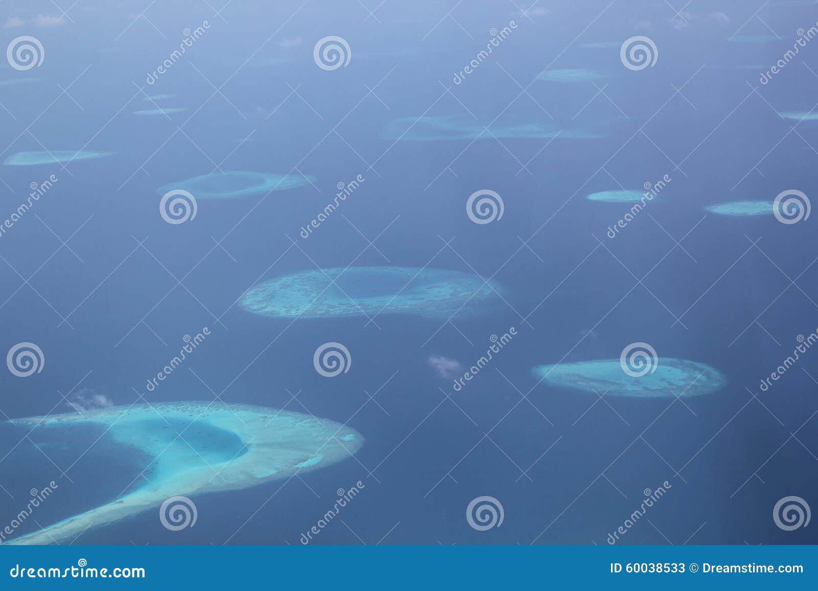 Many Islands in the Ocean are Beautiful. Stock Image - Image of blue ...