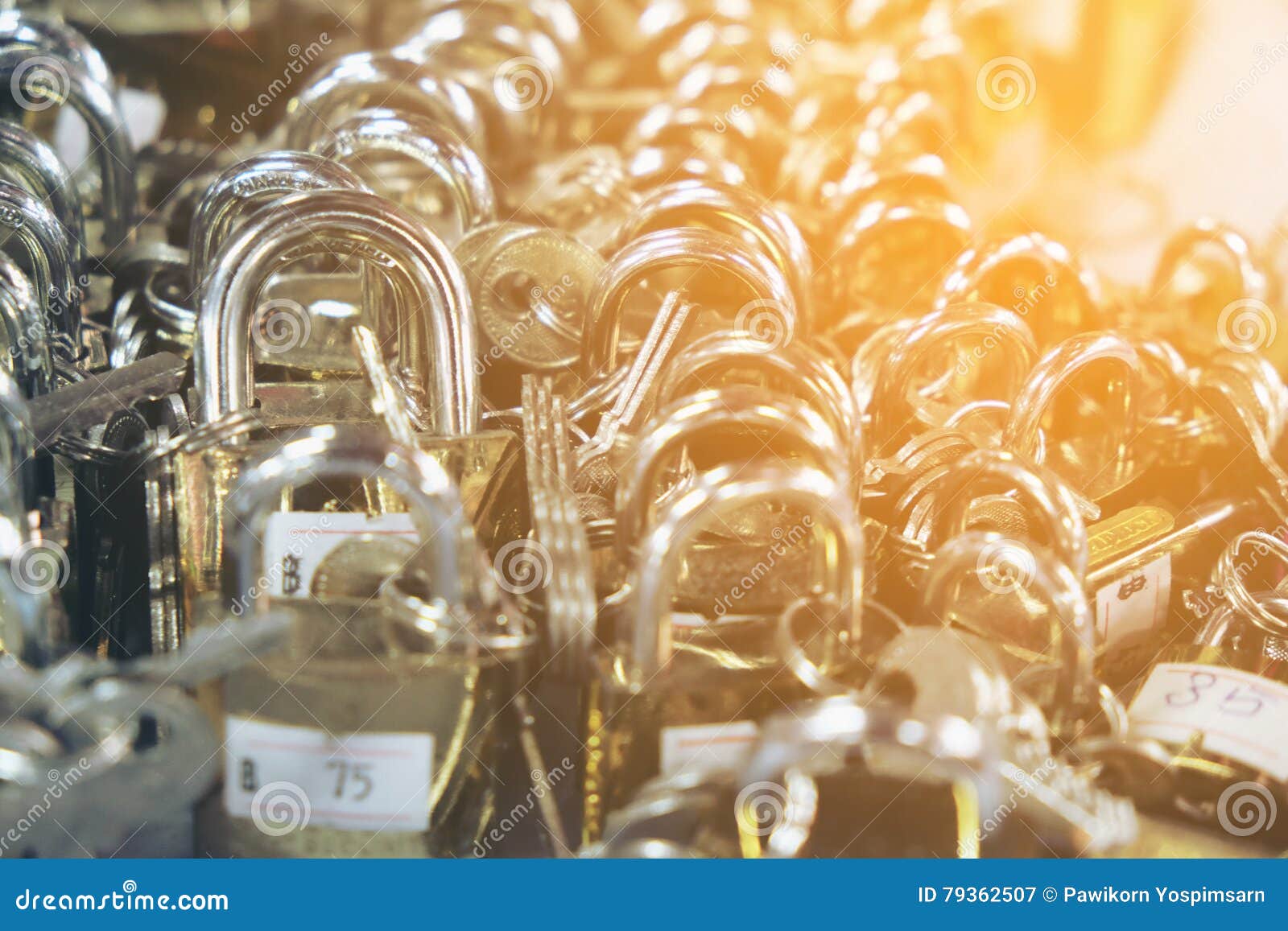 Many key door lock stock image. Image of small, metal - 79362507