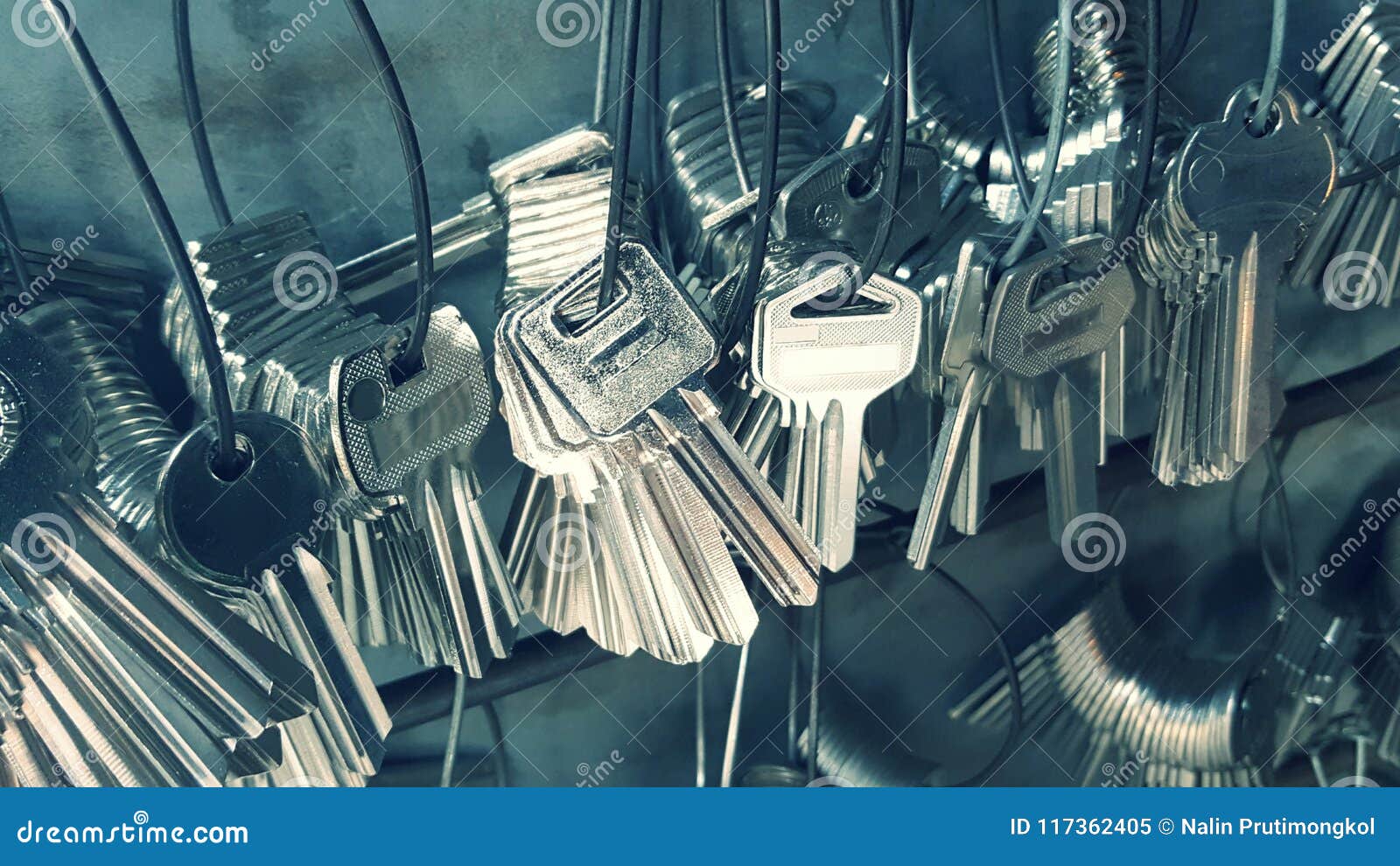 Many Key Used for Copying Keys Stock Image - Image of cutter, steel ...