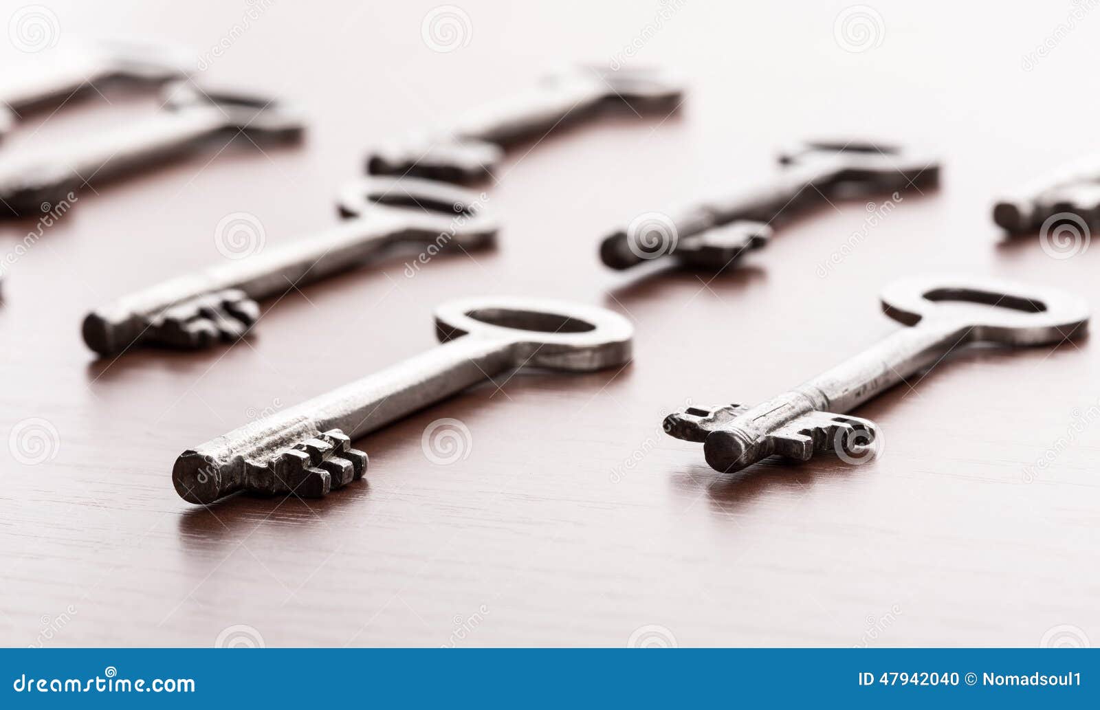 Many keys on the table stock photo. Image of ring, secret - 47942040