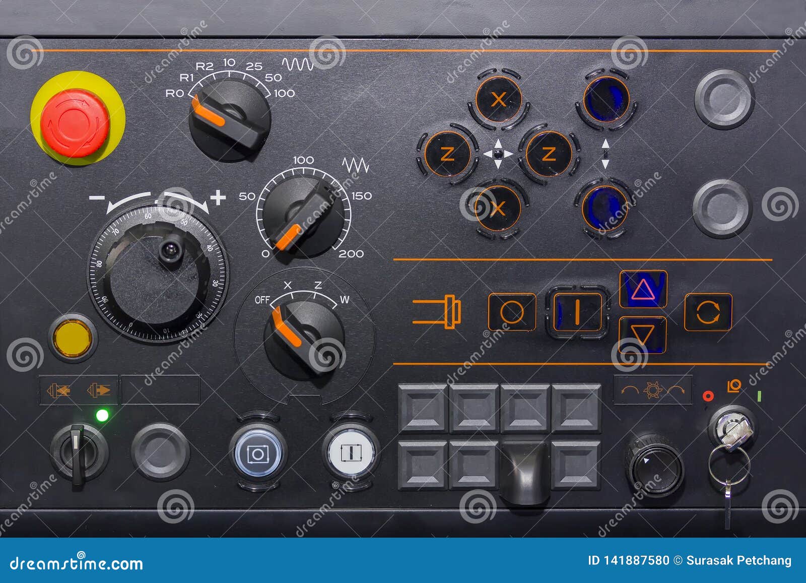 Many Kind Switch and Turns Dial of Control Panel for Adjust Parameter ... Many Kind Switch and Turns Dial of Control Panel for Adjust Parameter ...