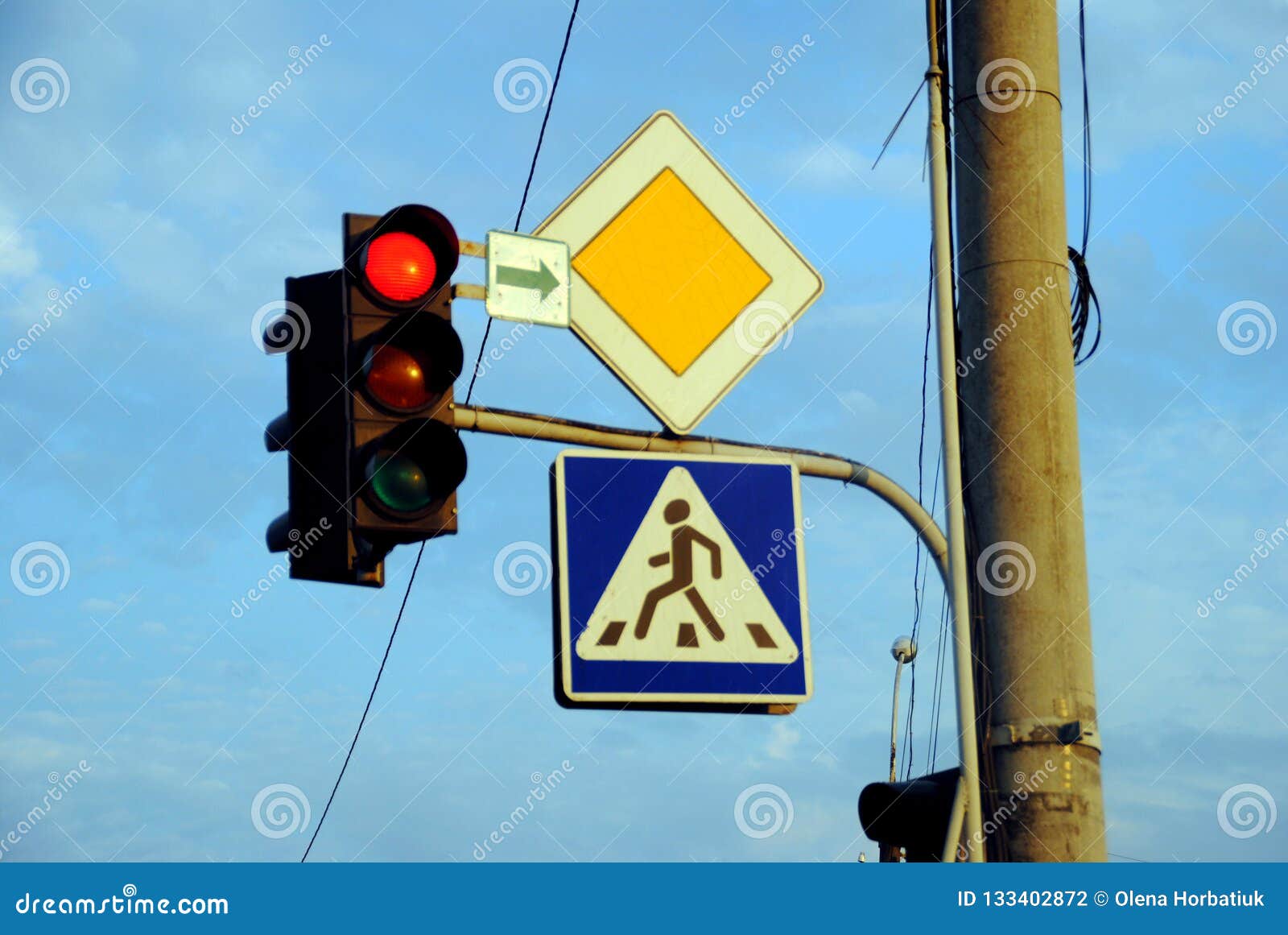 Many Kinds of Colored Traffic Sign Collection Stock Photo - Image of ...