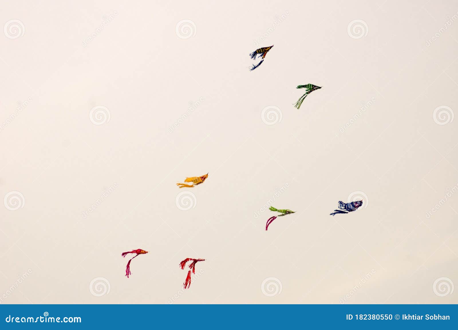 Multiple Kites Flying in the Beach of Colombo Sri Lanka Stock Photo ...