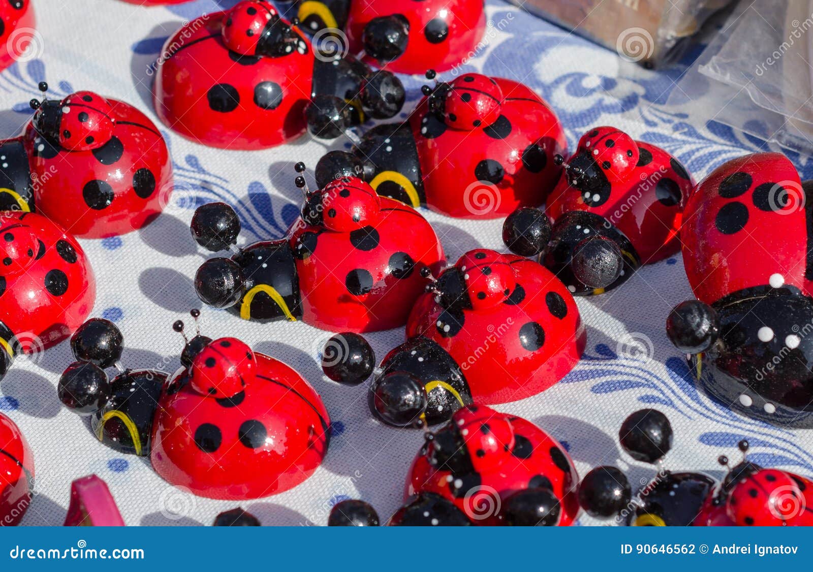 Many Ladybugs Close Up at the Fair Stock Photo - Image of craftsman ...
