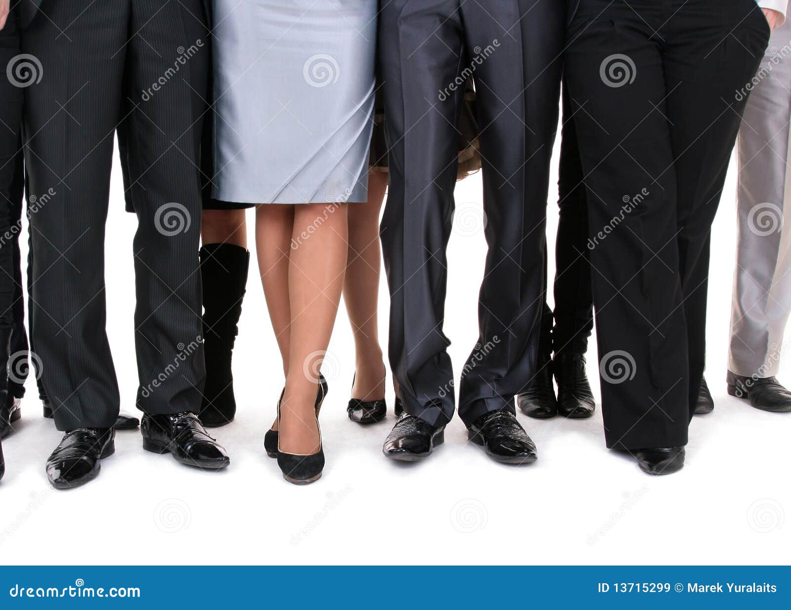 Many Legs of a Businesspeople Stock Image - Image of team, black: 13715299