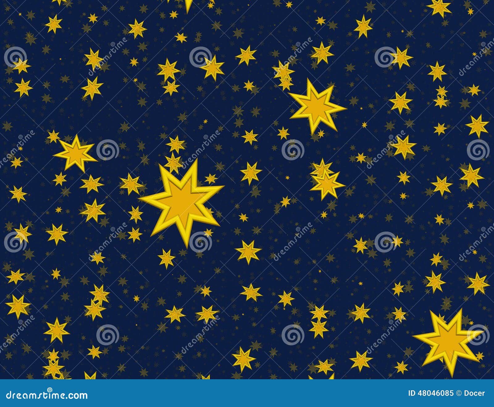 Flying Stars Illustration Stock Photography | CartoonDealer.com #6259154