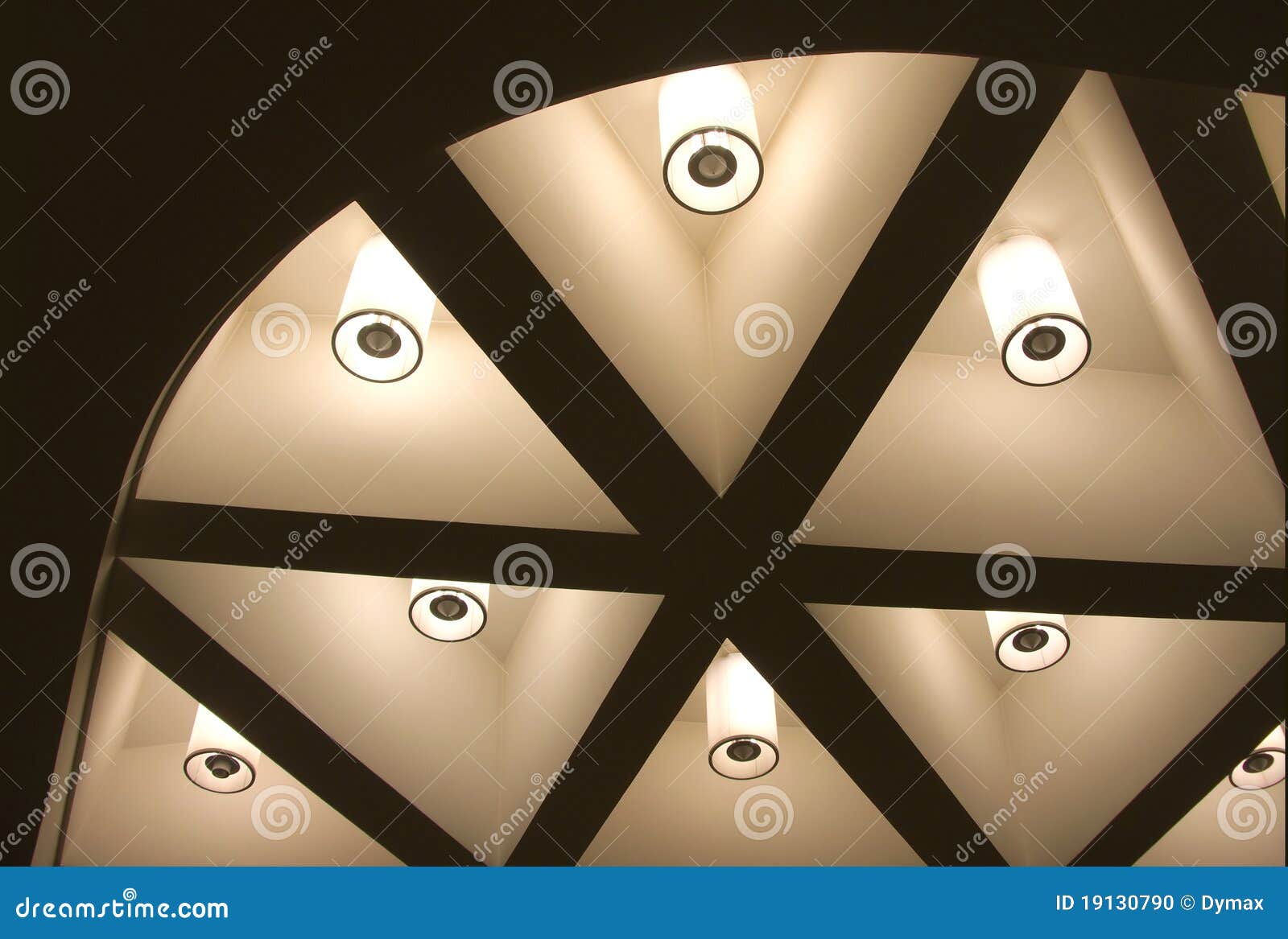 Many Lighting Lanterns on Ceiling Stock Photo - Image of objects, beige ...