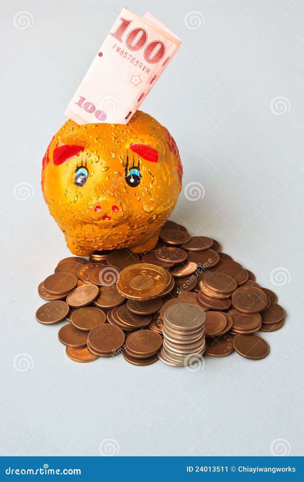 Many a Little Makes a Mickle Stock Image - Image of dollars, wealth ...