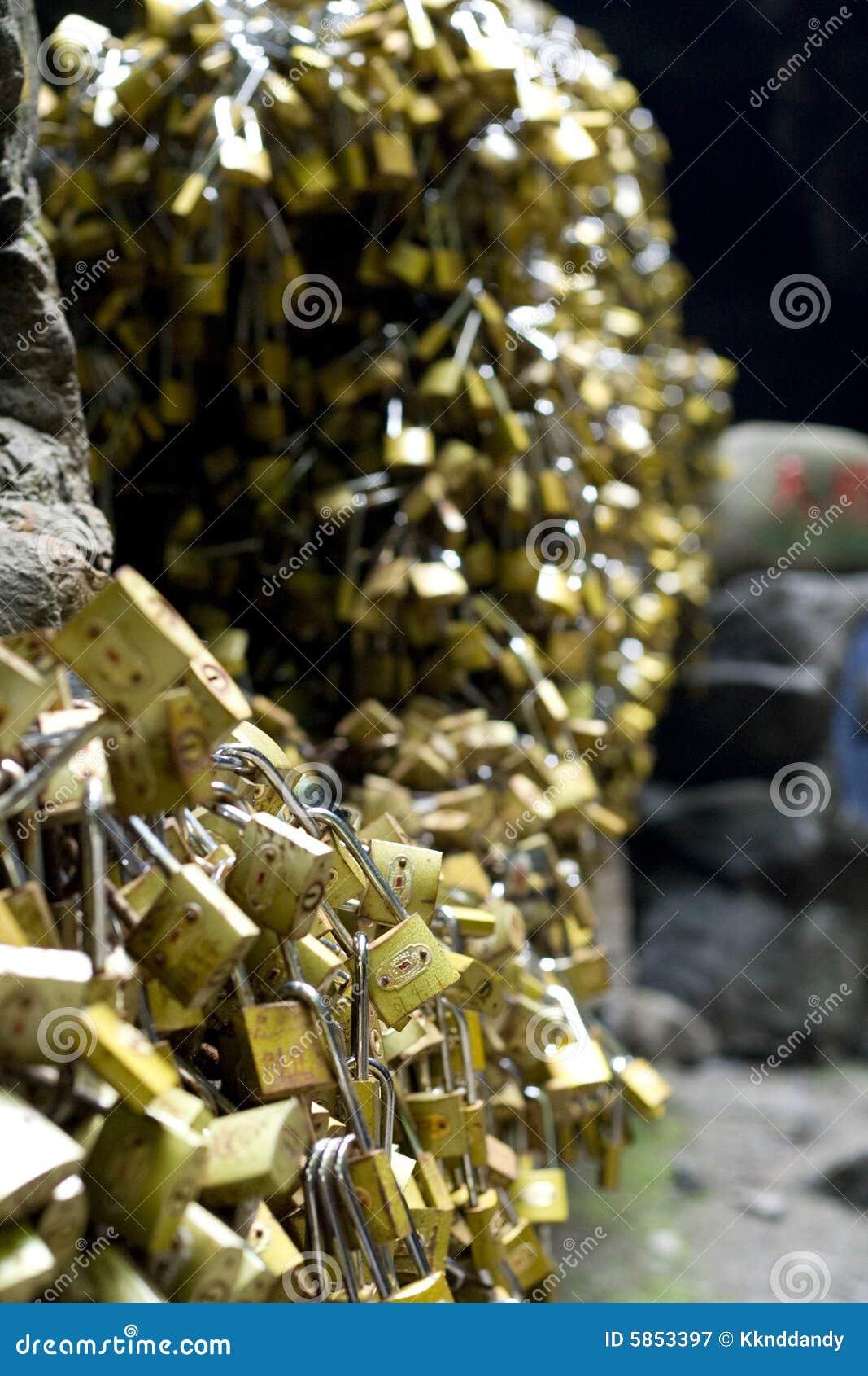 So Many Locks Chain Together Stock Image - Image of lock, ethnicity ...