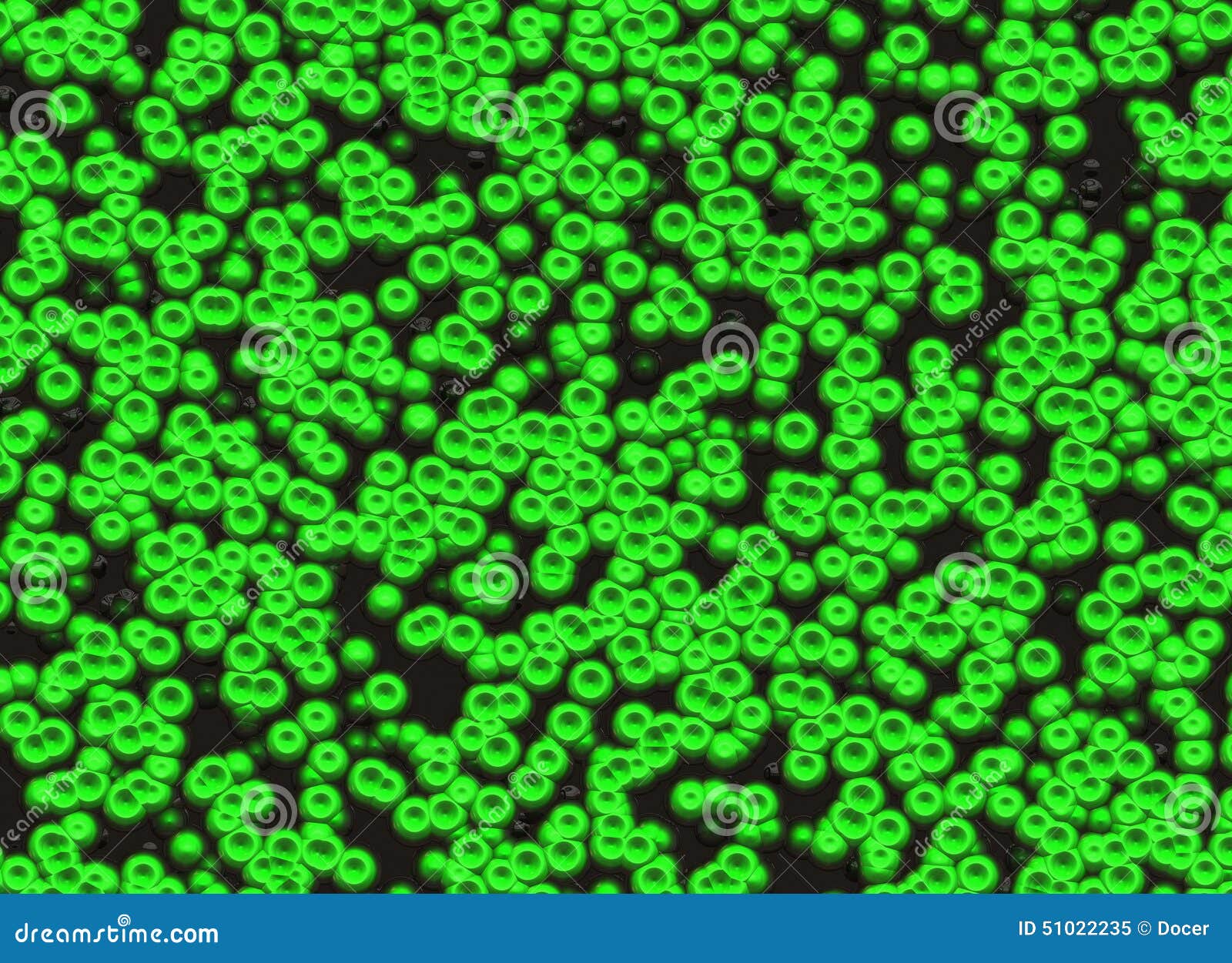 Many Macro Green Bio Cells Backgrounds. Scientific Pattern Stock ...