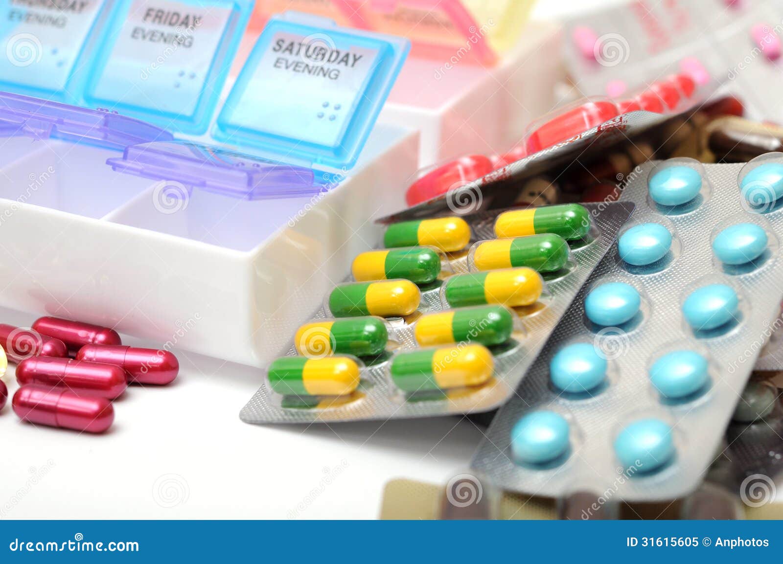 Many medicine pills stock image. Image of orange, schedule - 31615605