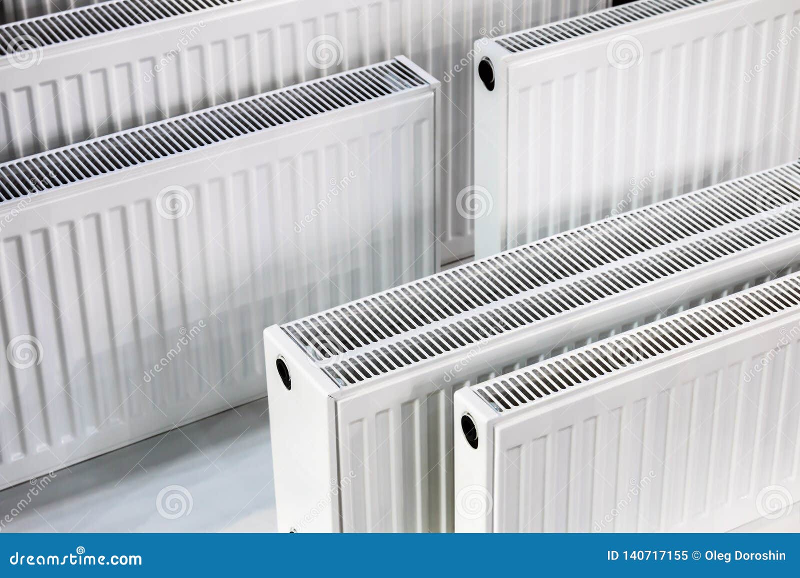 Many Metal Radiators of Different Sizes Stock Image - Image of power ...