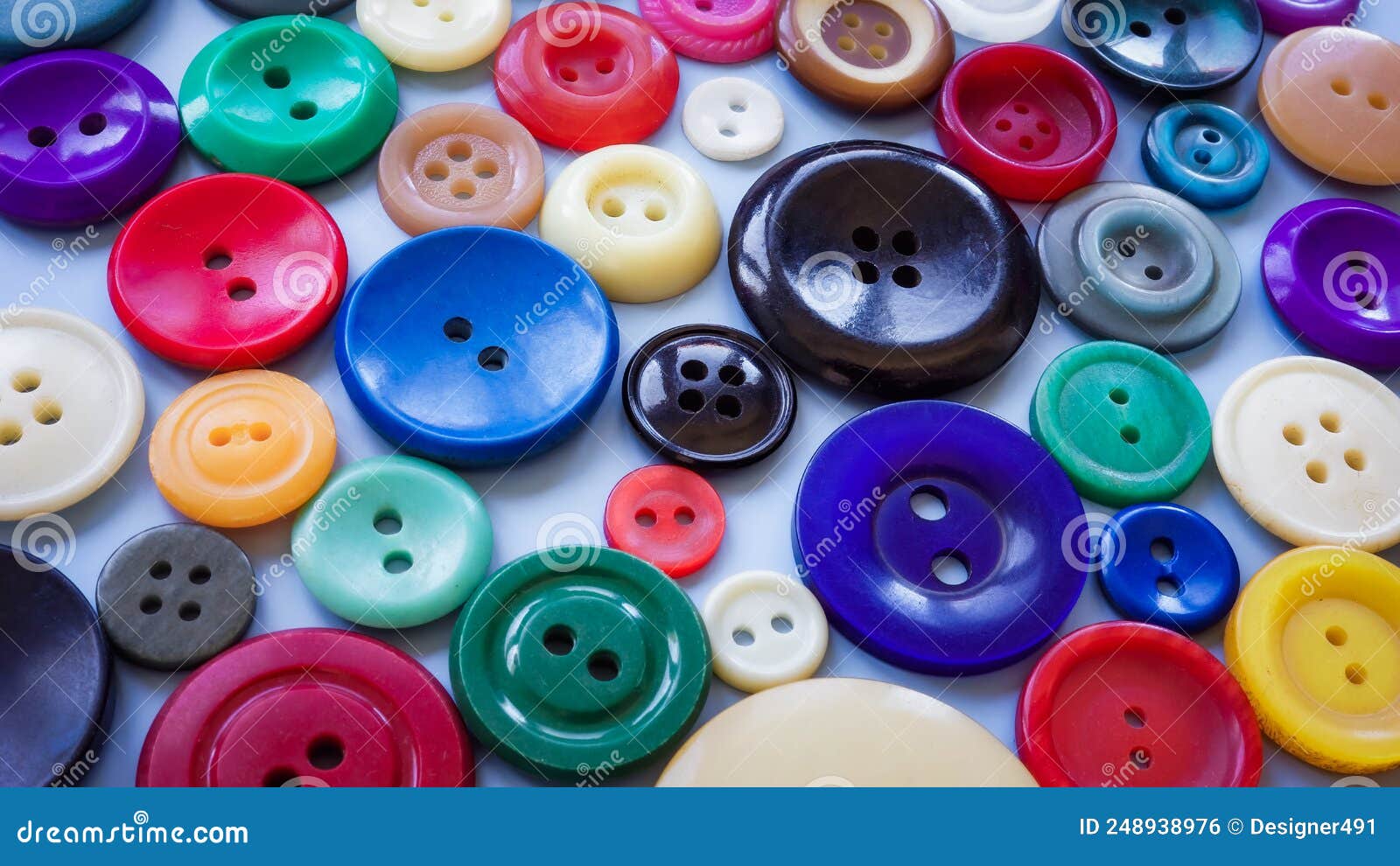 Many Multi-colored Buttons As a Symbol of Diversity. Stock Photo ...