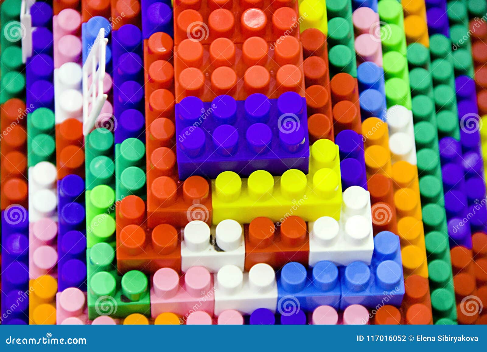 Many Multi-colored Details from the Children Set. Stock Photo - Image ...