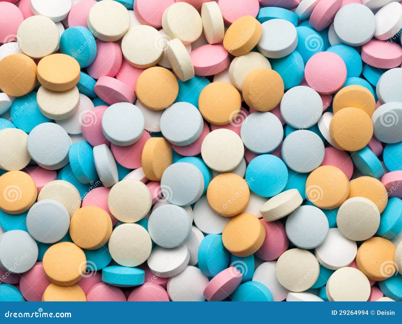 Many multi-coloured pills. stock photo. Image of multicoloured - 29264994