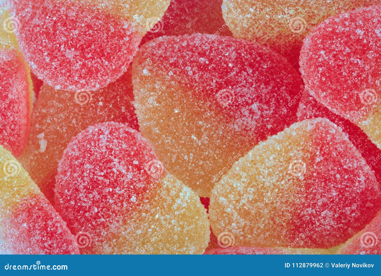 Many Multicolor Fruit Jelly Stock Photo - Image of sugar, scattering ...