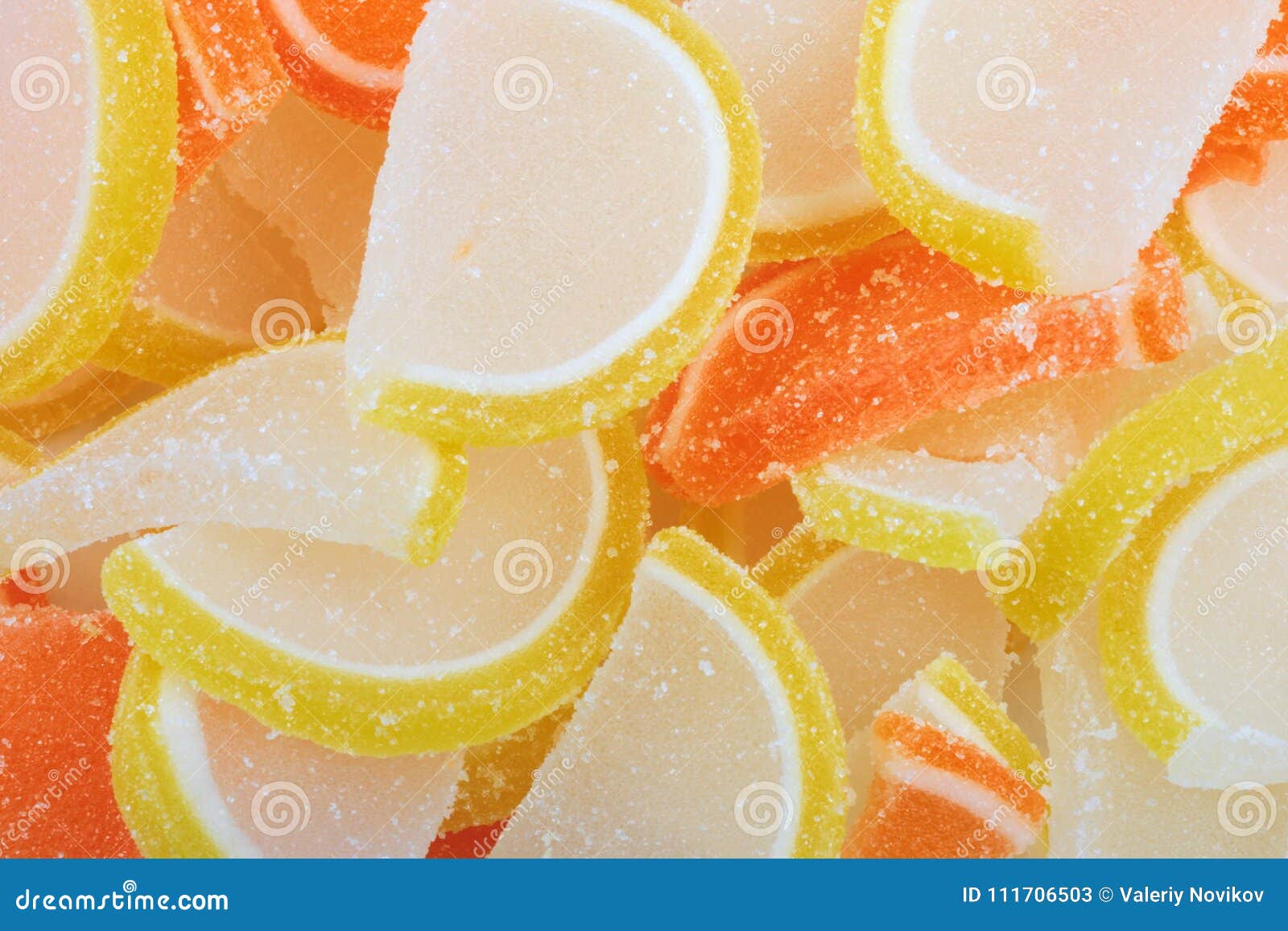 Many Multicolor Fruit Jelly Stock Image - Image of bitter, food: 111706503