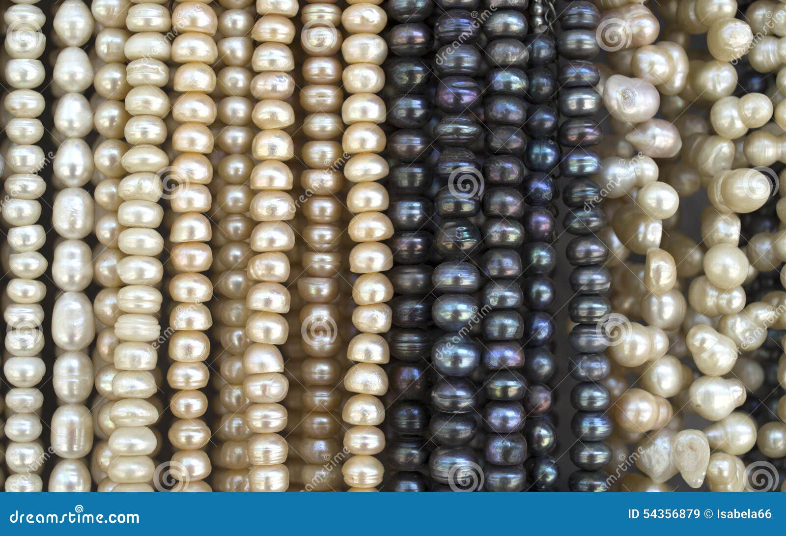 Many necklaces of pearl stock image. Image of jewelery - 54356879