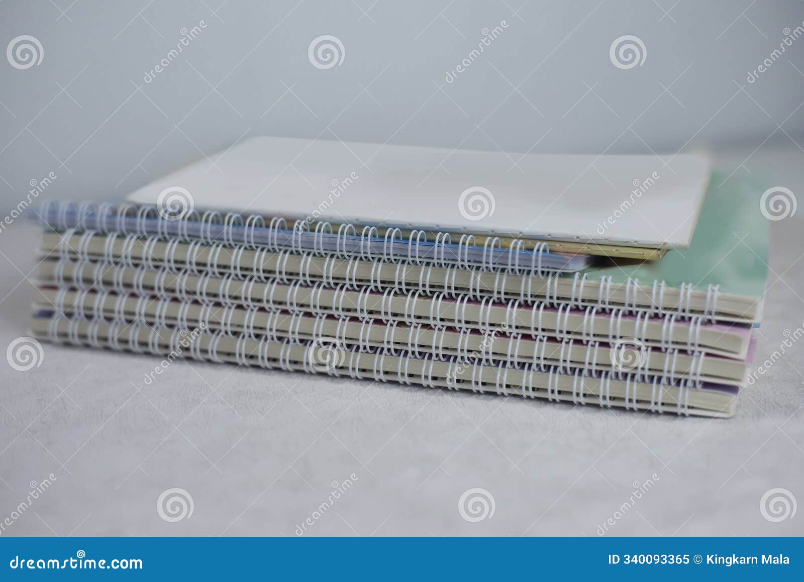 Many Notebooks Stacked on Top of Each Other, Ready To Take Notes or ...