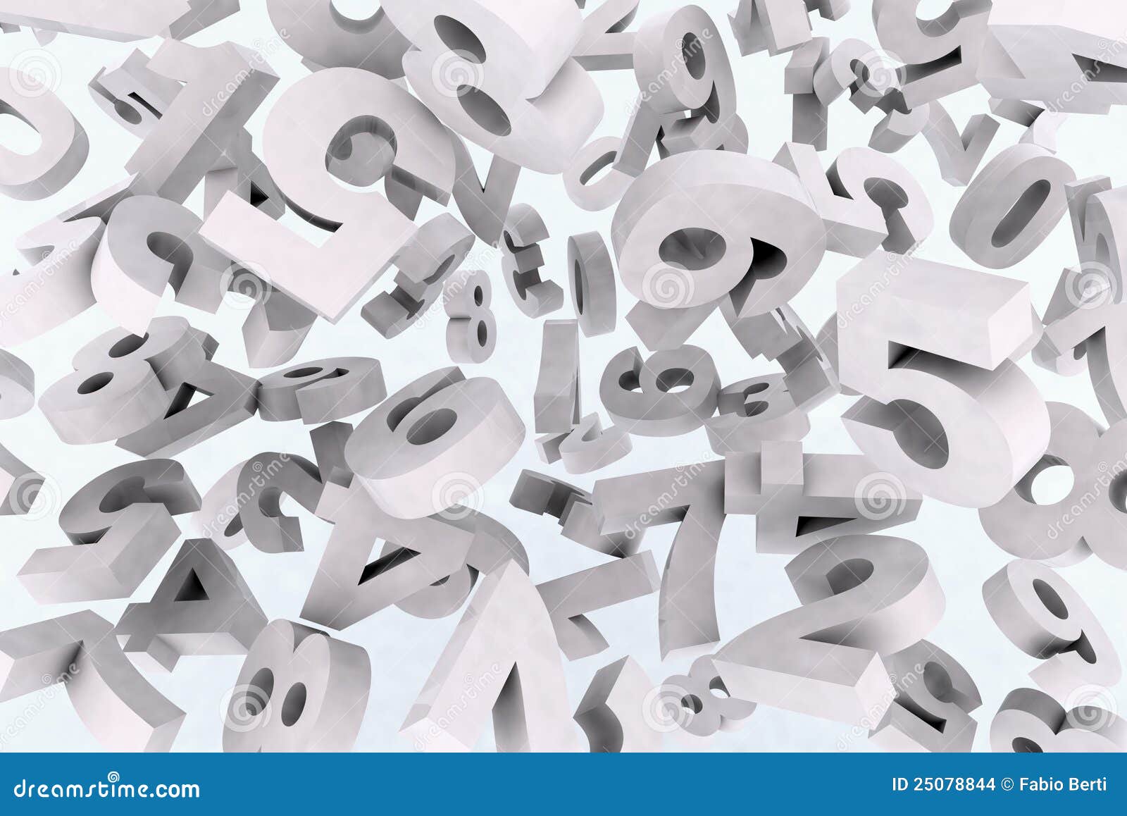 Many numbers in the air stock illustration. Illustration of pattern ...