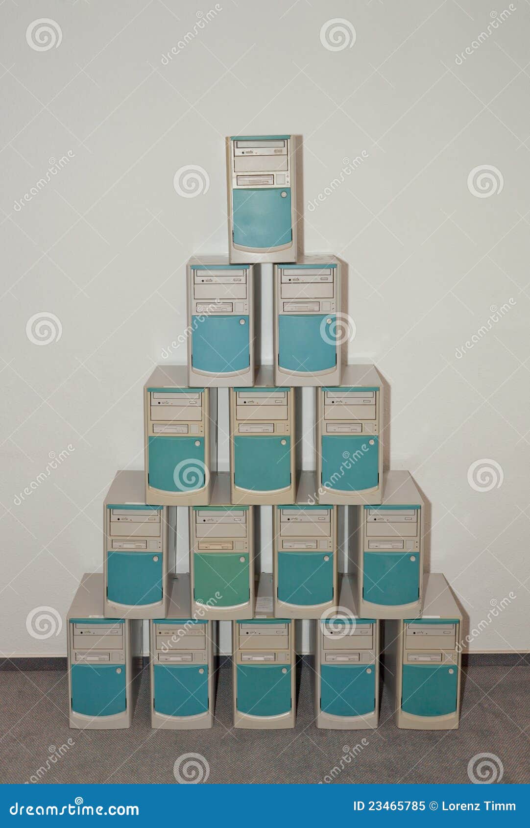 Many old computers stock image. Image of computer, broken - 23465785