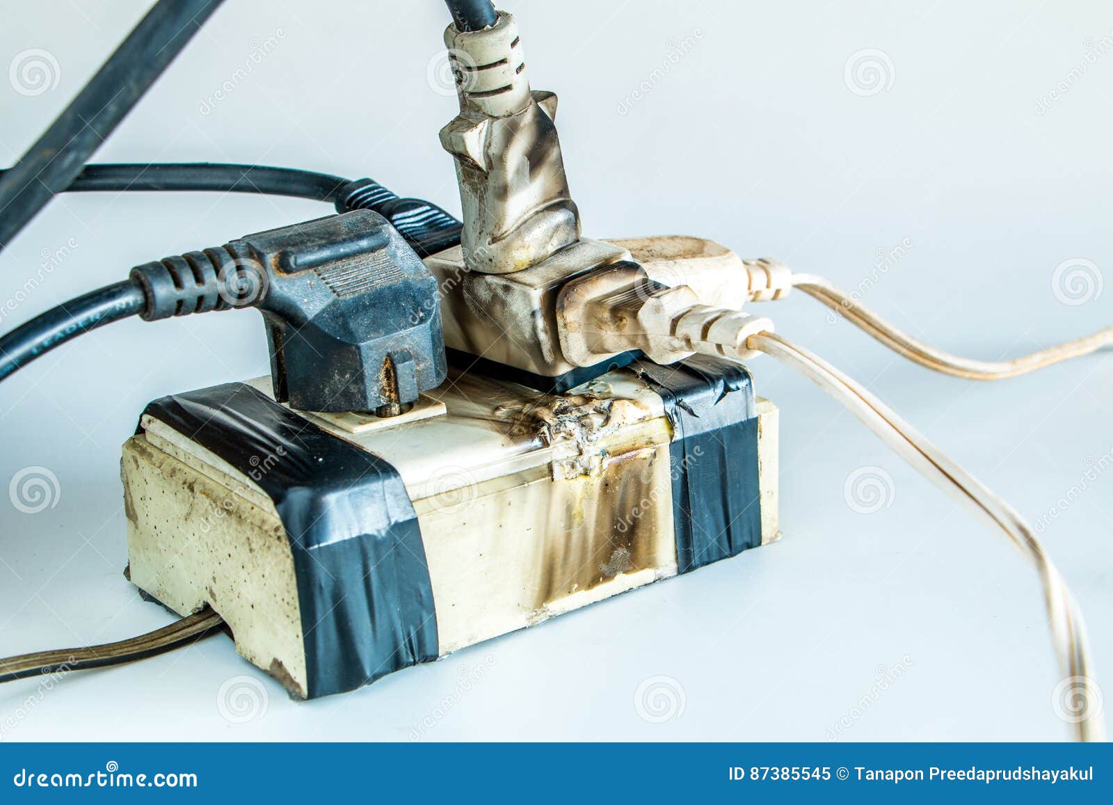 Many old damage plug stock image. Image of brown, plug - 87385545